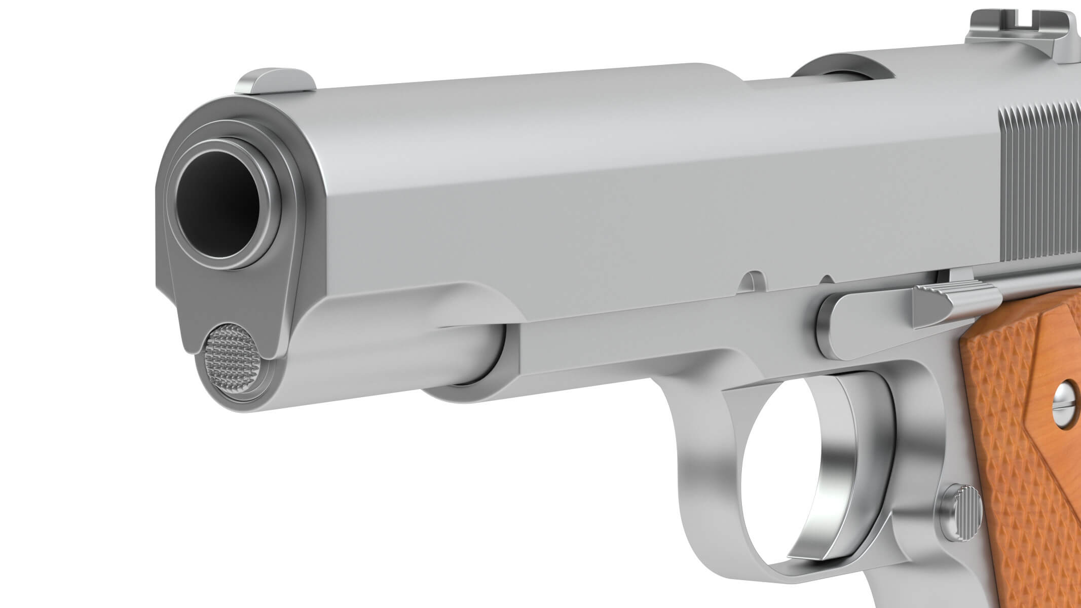 Dan Wesson M1911 ACP Pistol - 3D Model by frezzy