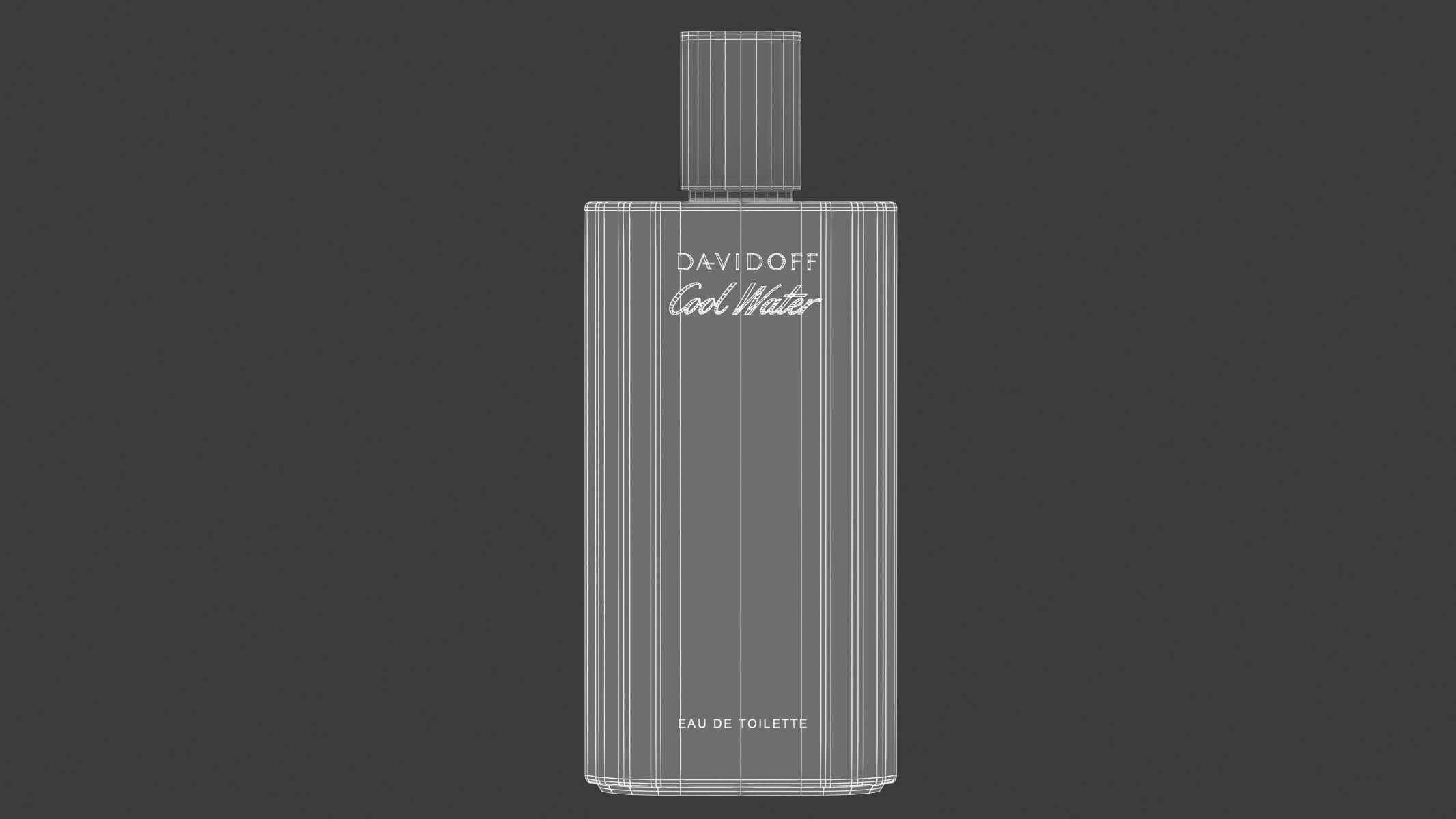 Davidoff Cool Water 125ml Perfume - 3D Model by frezzy