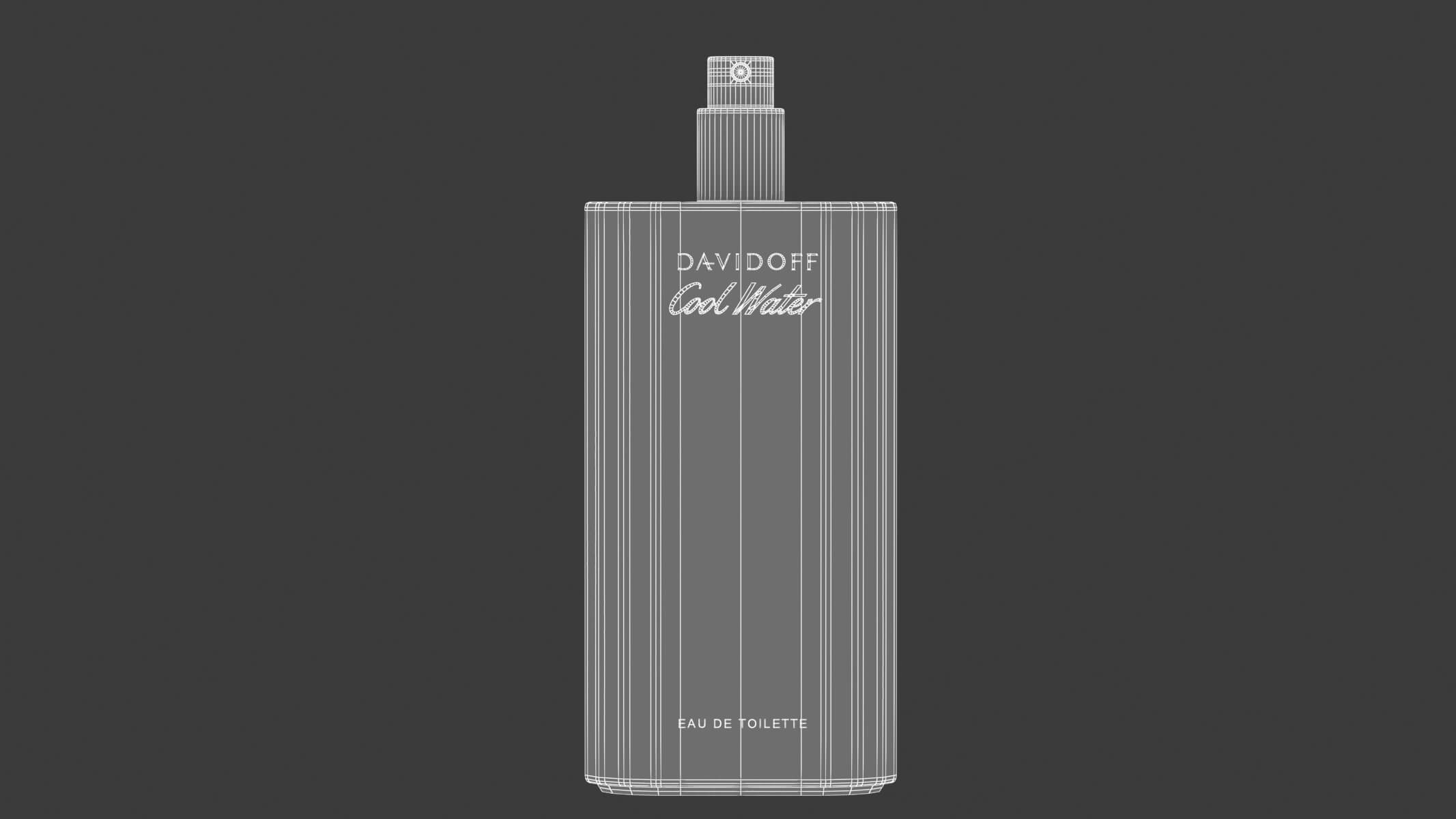 Davidoff Cool Water 125ml Perfume - 3D Model by frezzy