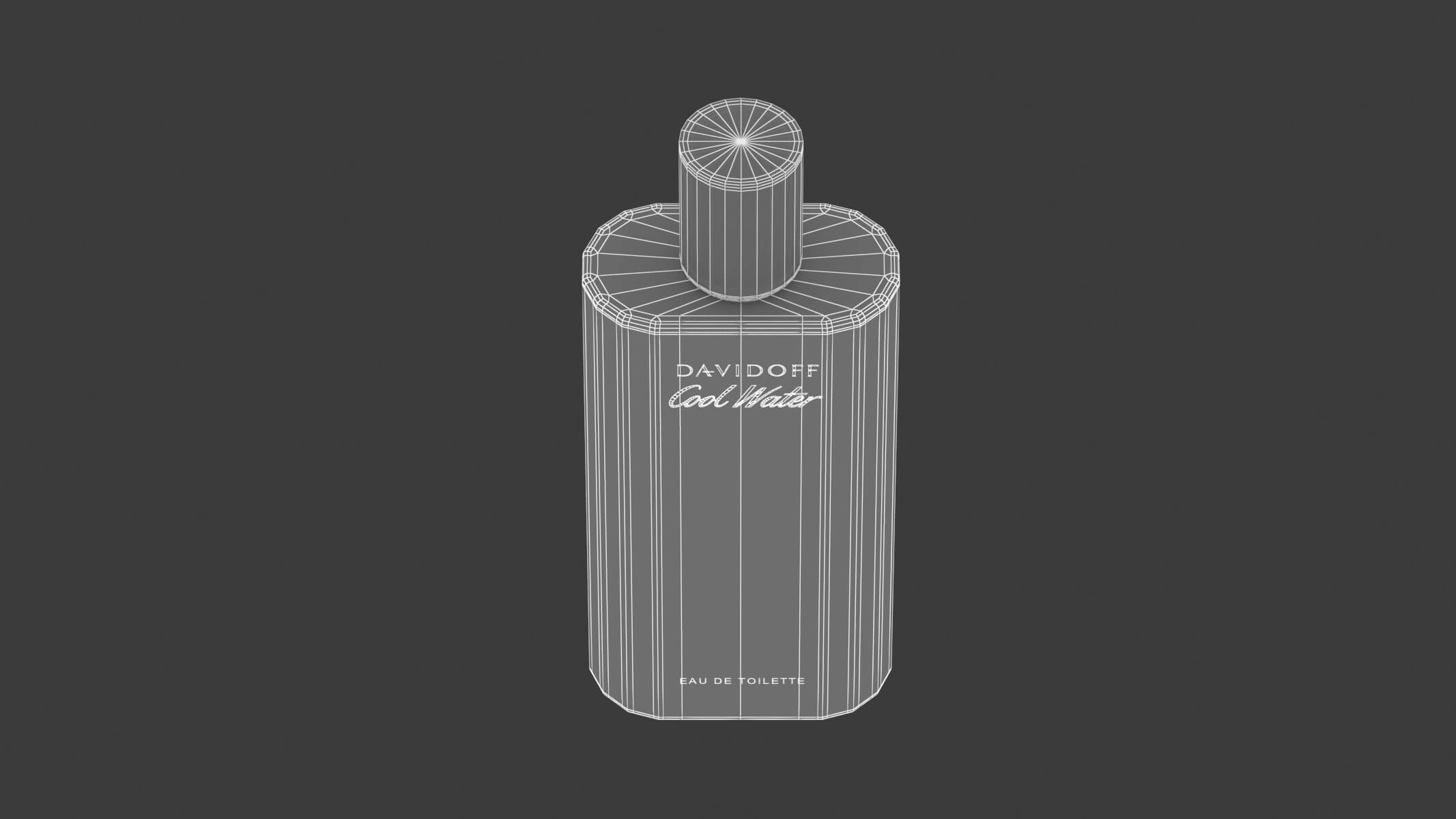 Davidoff Cool Water 125ml Perfume - 3D Model by frezzy