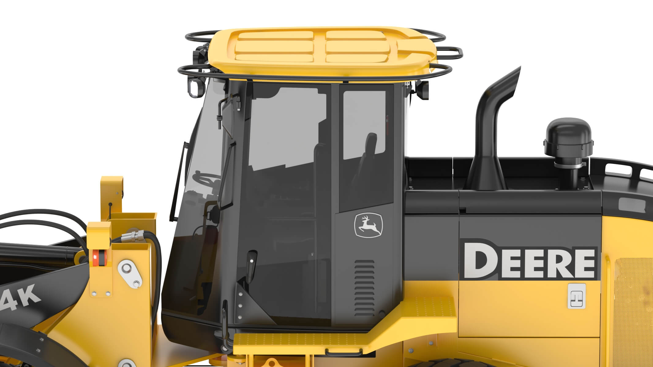 Deere 644K Loader With Wl-Sdb Bucket 3D Model by frezzy