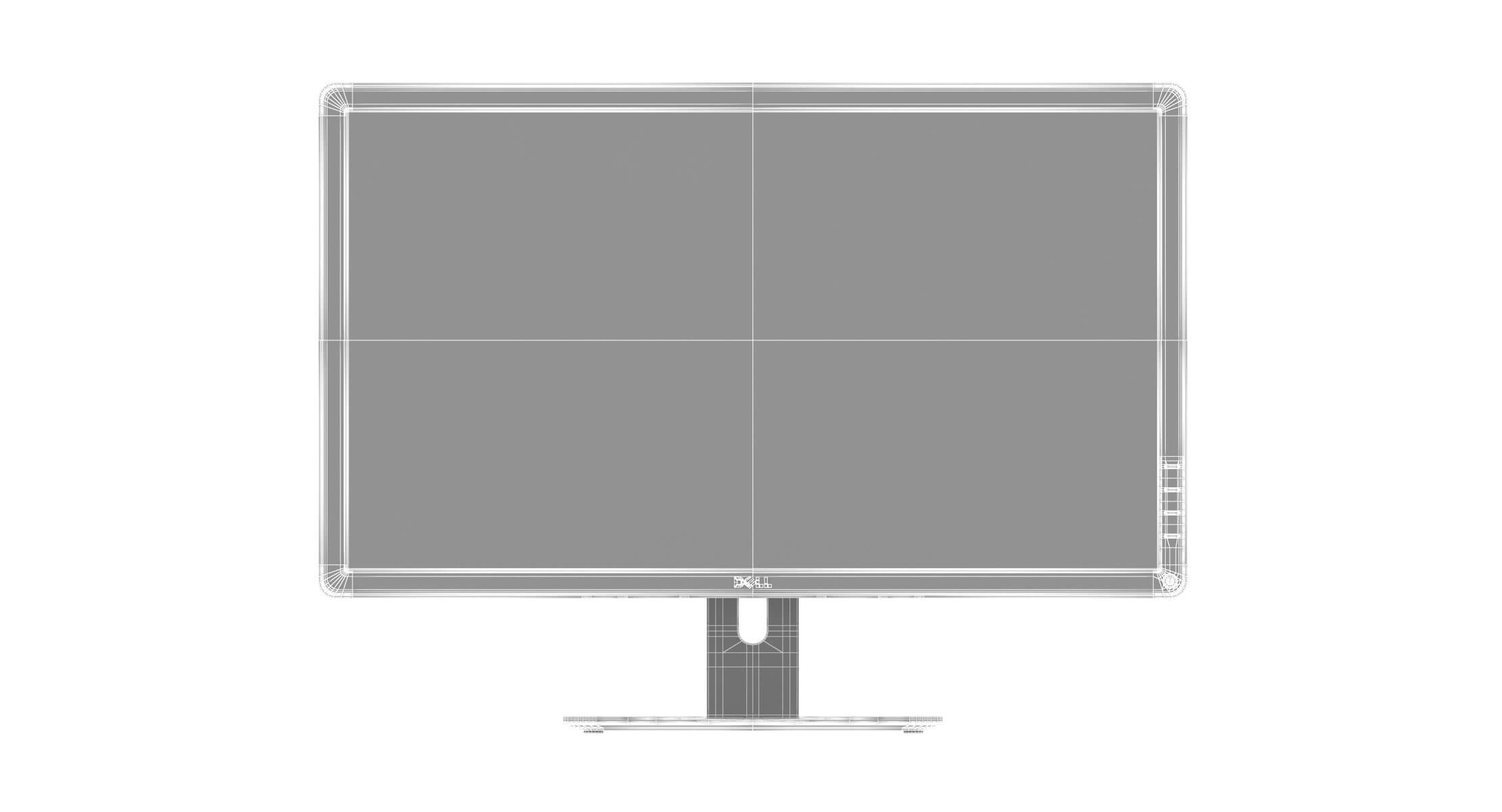 Dell 24 Ultra HD 4K Monitor P2415Q - 3D Model by frezzy