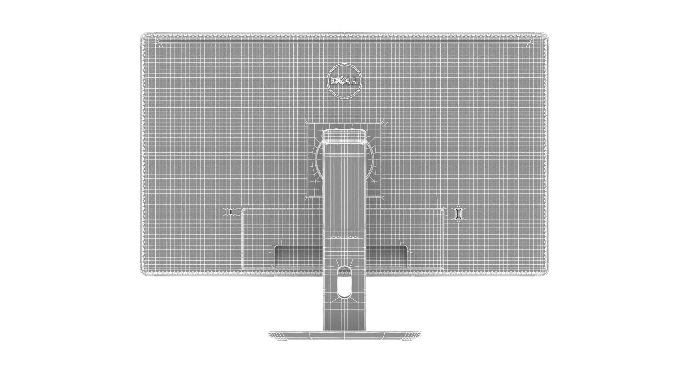 Dell 27 Ultra HD 4K Monitor P2715Q - 3D Model by frezzy