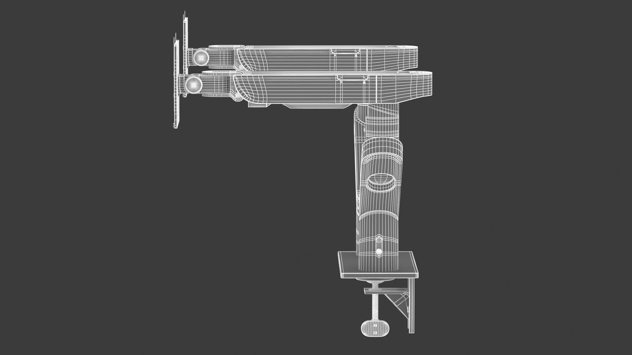 Dell Dual Monitor Arm MDA20 - 3D Model by frezzy