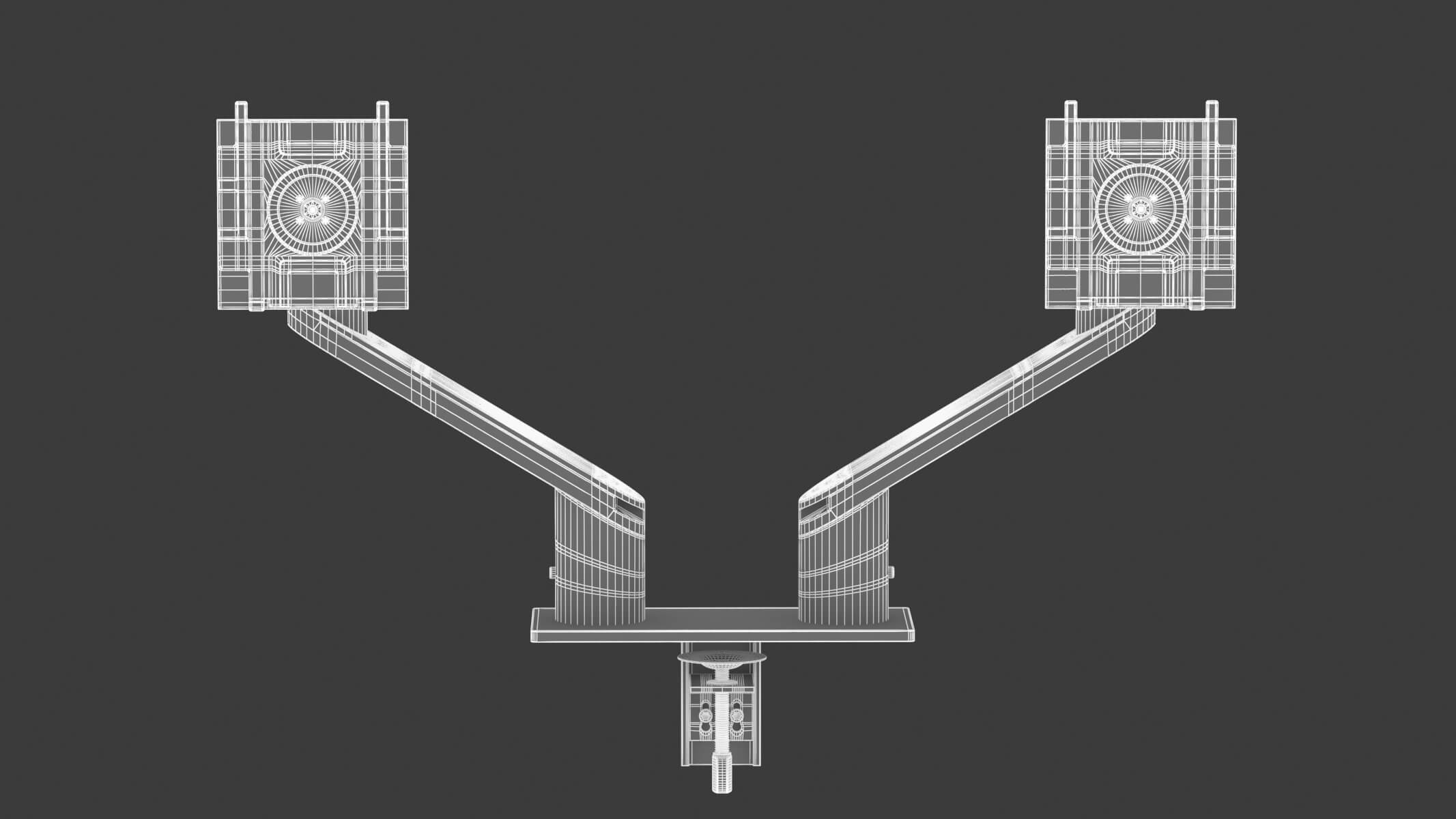 Dell Dual Monitor Arm MDA20 - 3D Model by frezzy