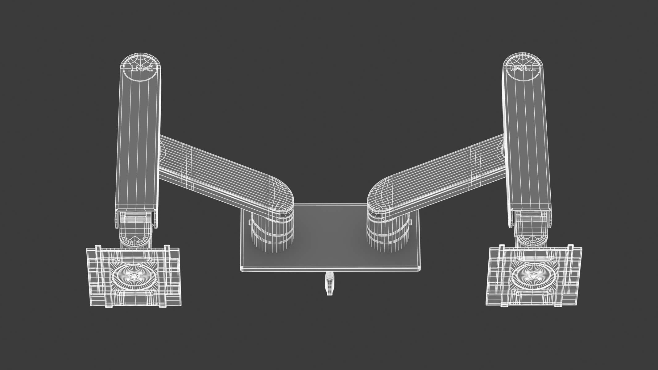 Dell Dual Monitor Arm MDA20 - 3D Model by frezzy