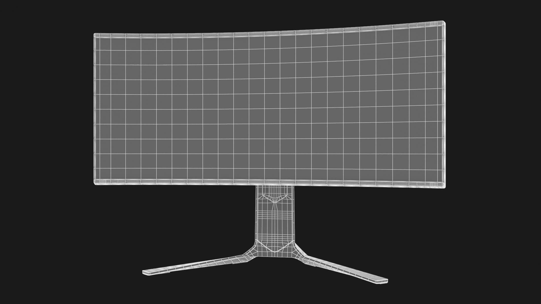 Dell Reveals Alienware 34 Curved Monitor - 3D Model by frezzy