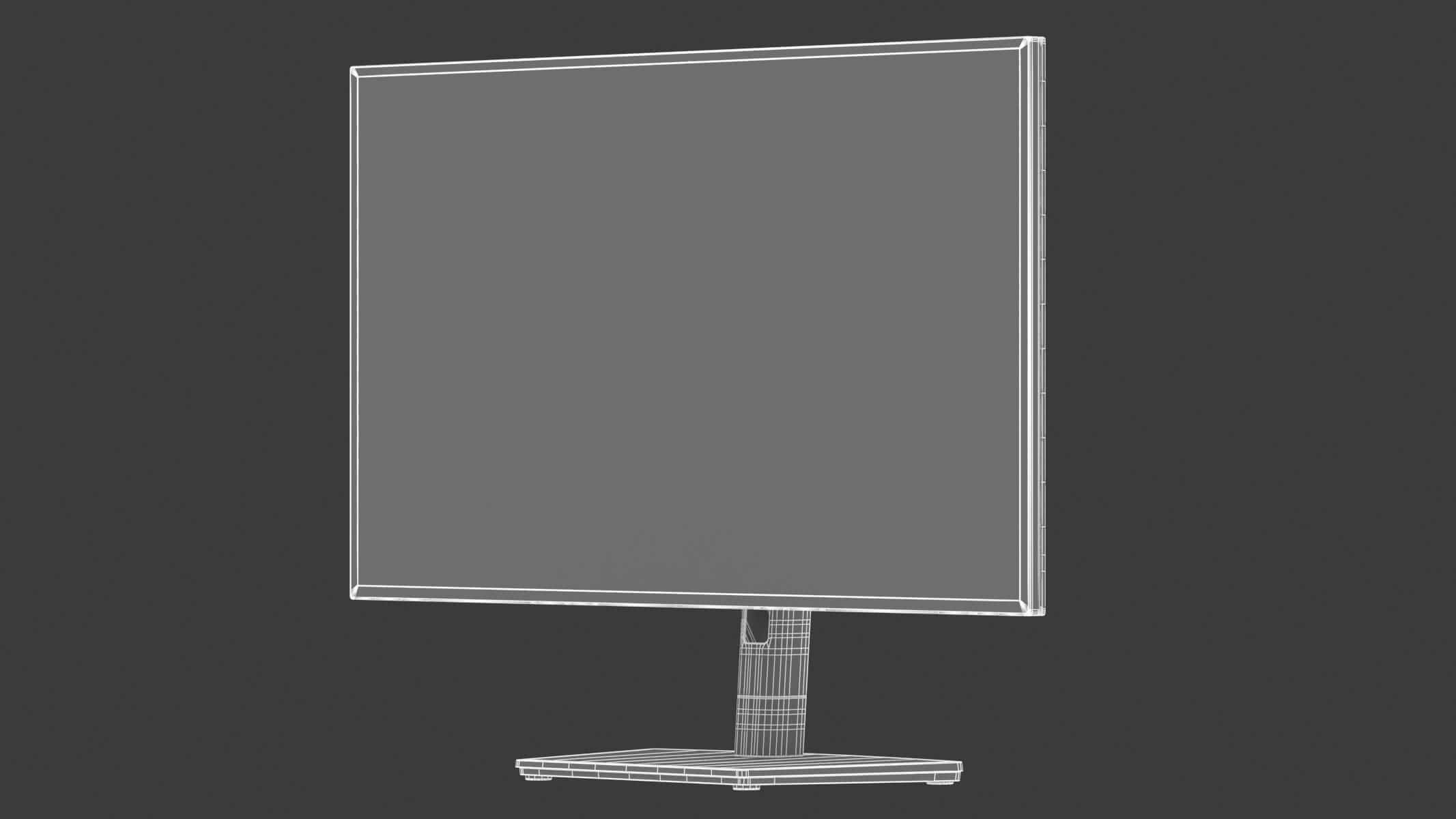 Dell Ultrasharp 27 Monitor - 3D Model by frezzy