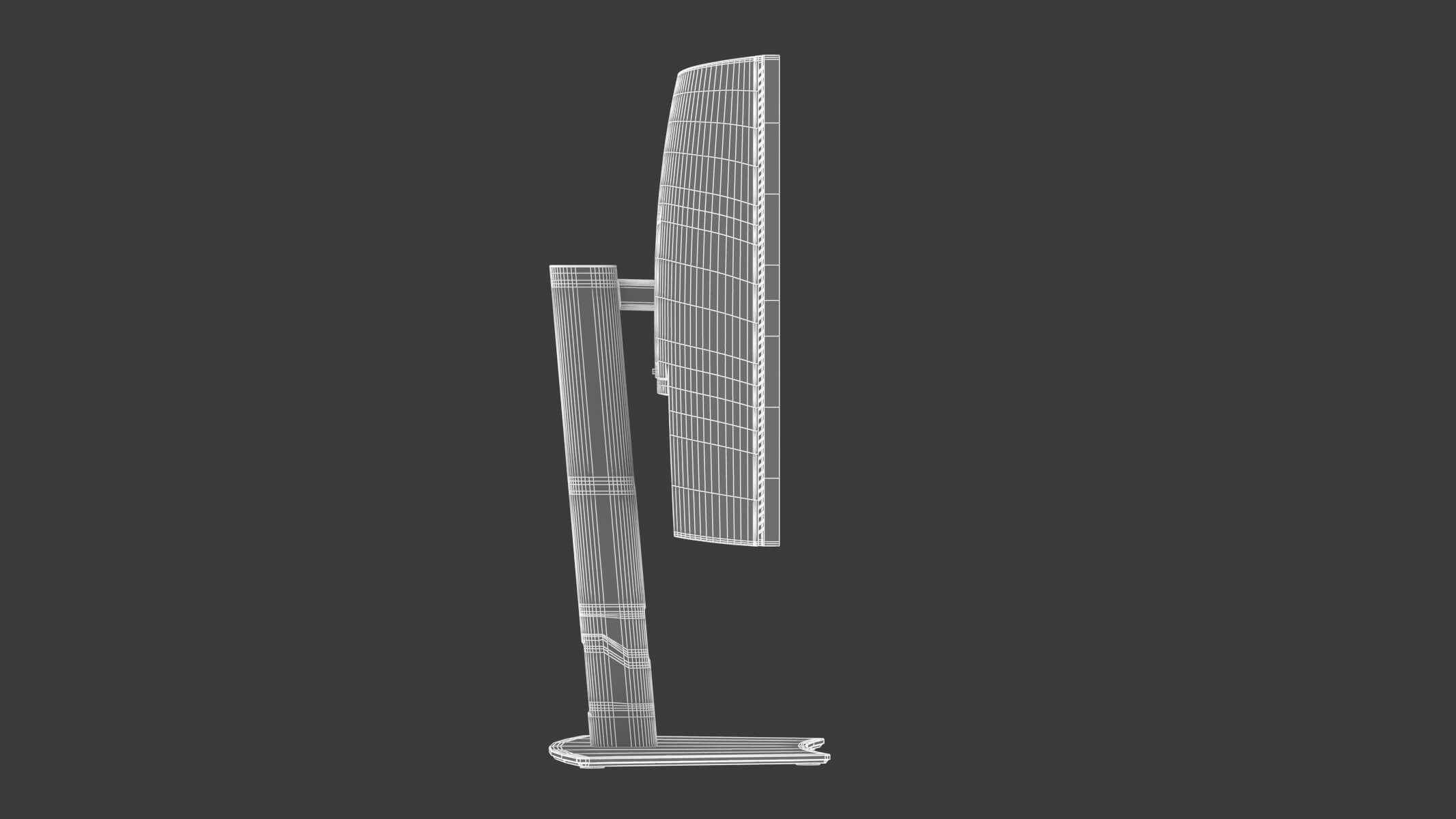 Dell Ultrasharp 40 Curved Thunderbolt Hub Monitor U4025Qw - 3D Model by frezzy