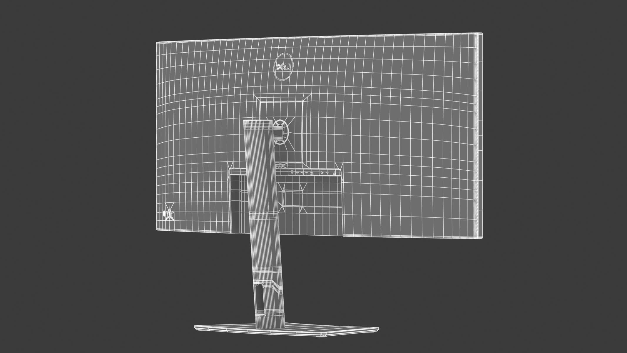 Dell Ultrasharp 40 Curved Thunderbolt Hub Monitor U4025Qw - 3D Model by frezzy