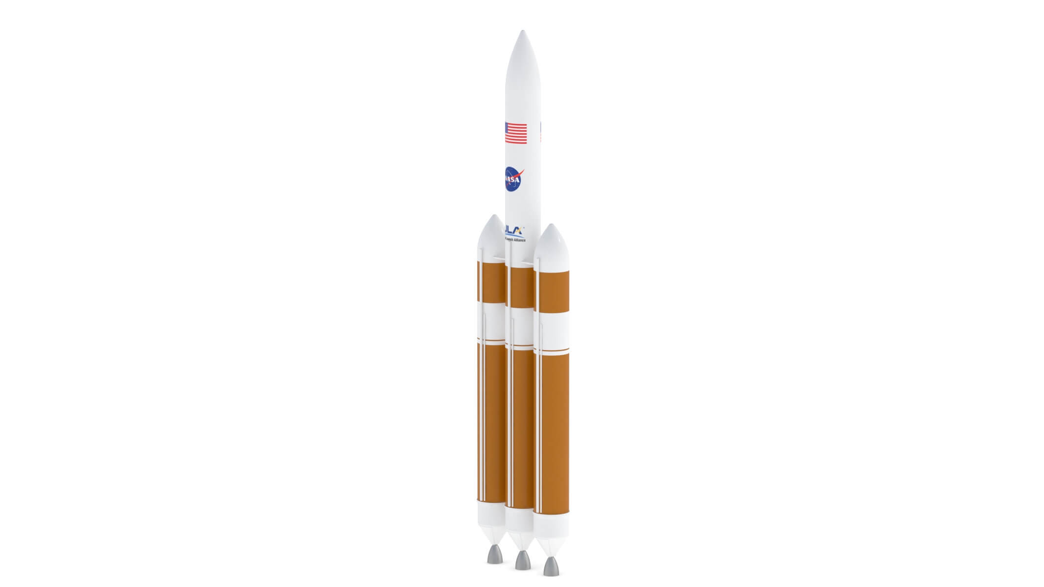 Delta IV Heavy Rocket - 3D Model by frezzy
