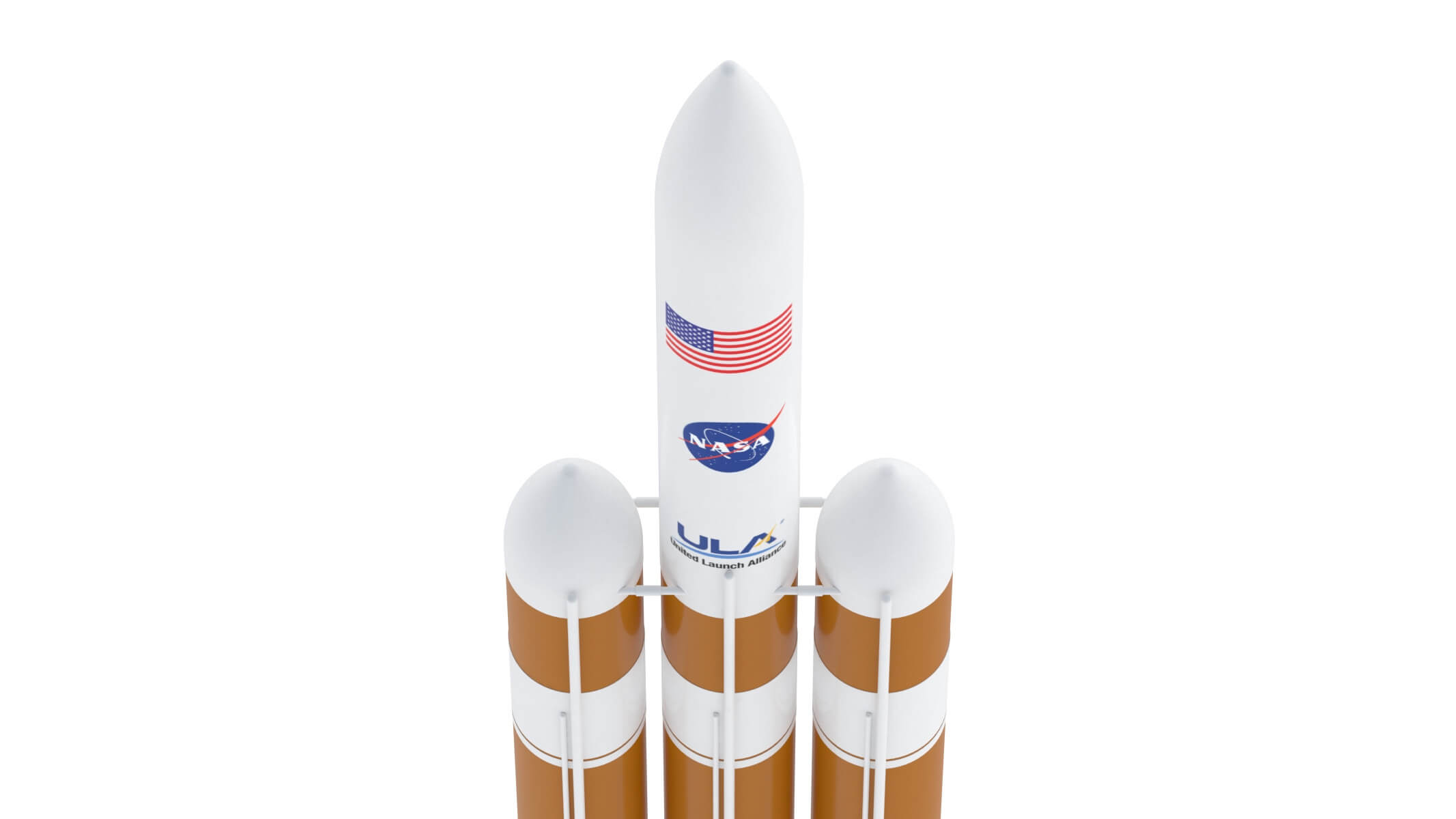 Delta IV Heavy Rocket - 3D Model by frezzy