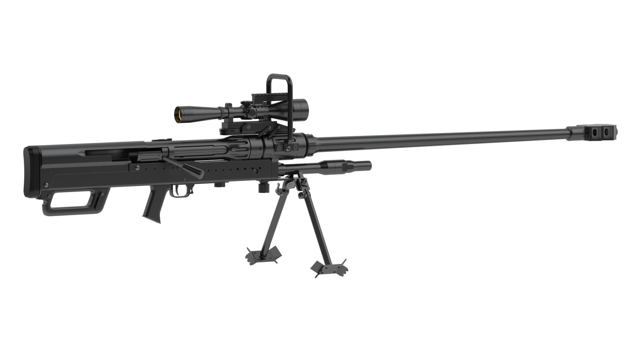 Denel NTW-20 3D Model by frezzy