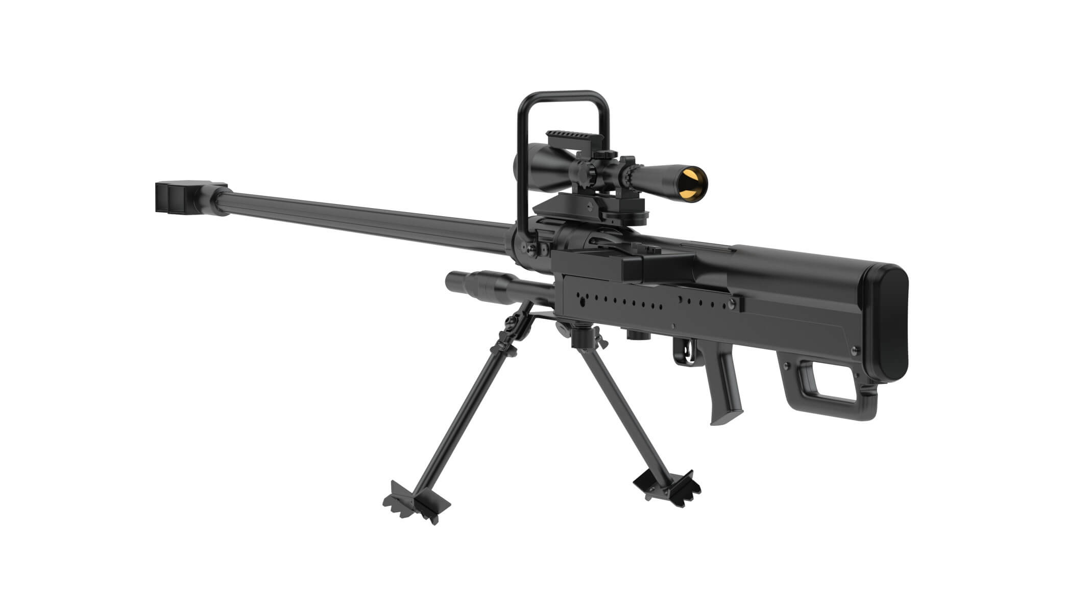 Denel NTW-20 3D Model by frezzy