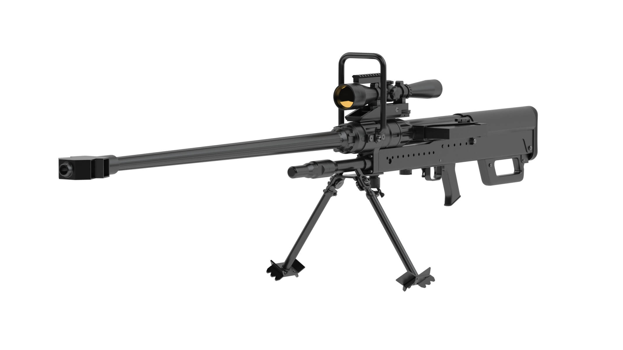 Denel NTW-20 3D Model by frezzy