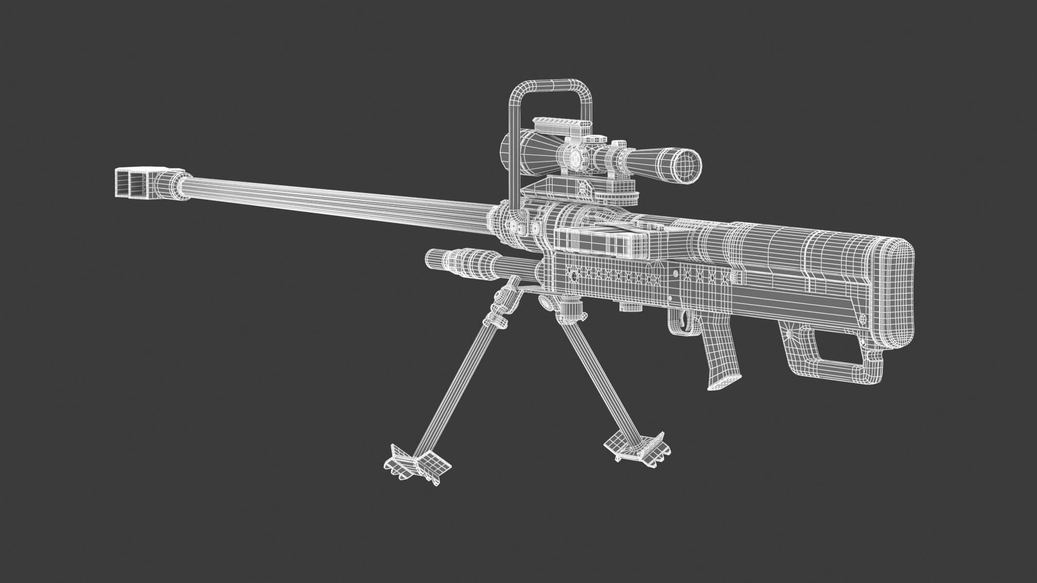 Denel NTW-20 3D Model by frezzy