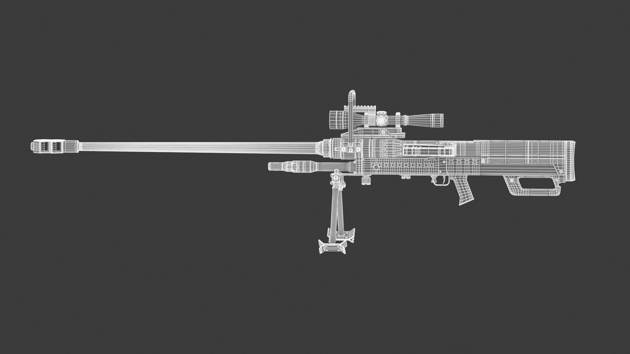 Denel NTW-20 3D Model by frezzy