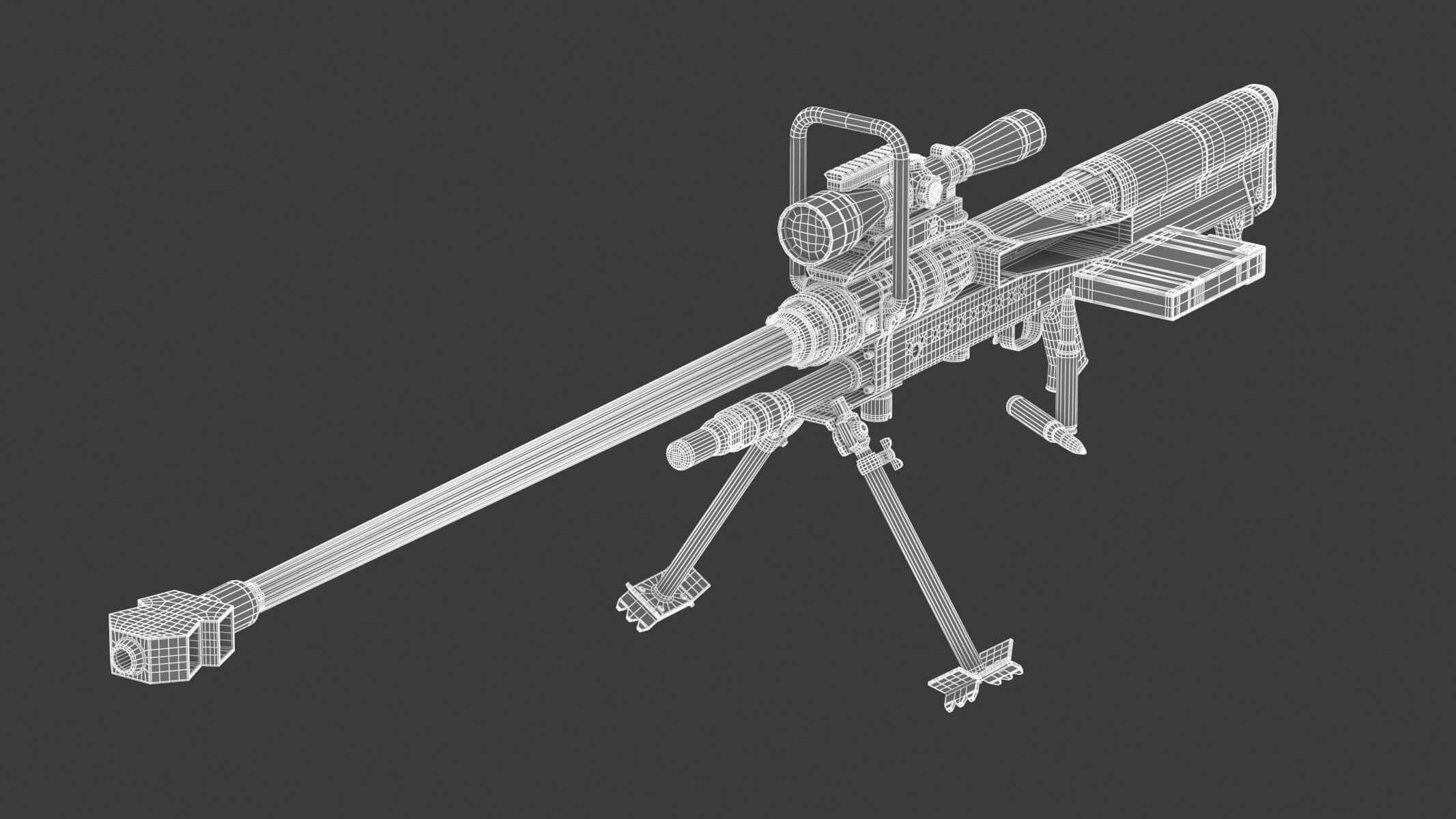 Denel NTW-20 3D Model by frezzy