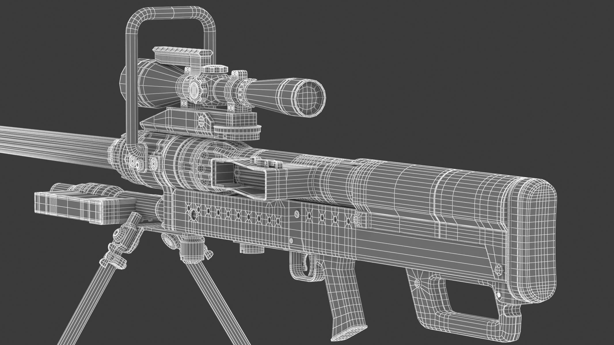 Denel NTW-20 3D Model by frezzy
