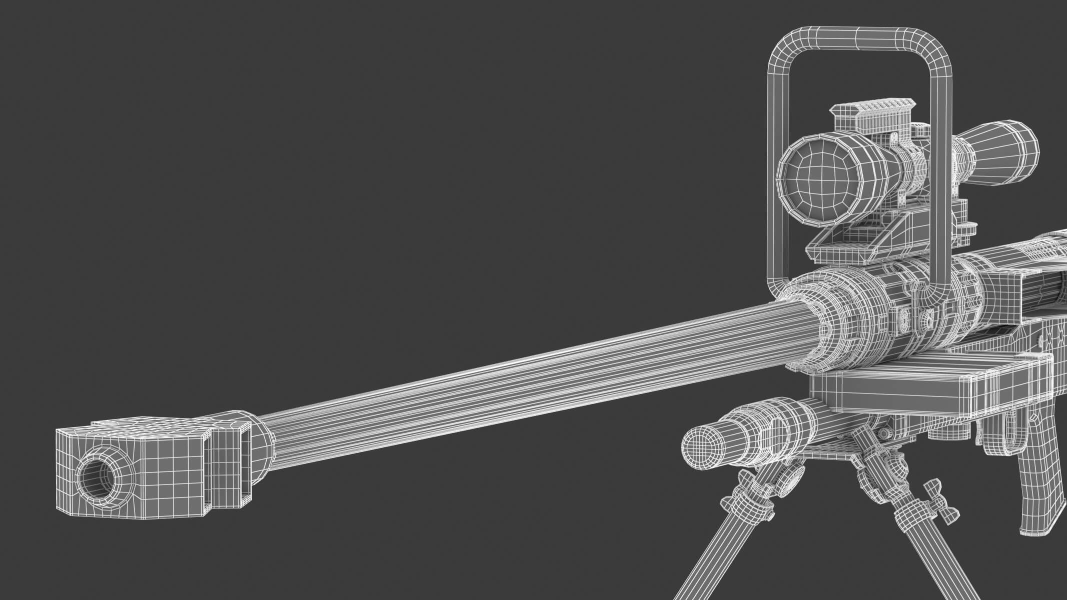 Denel NTW-20 3D Model by frezzy