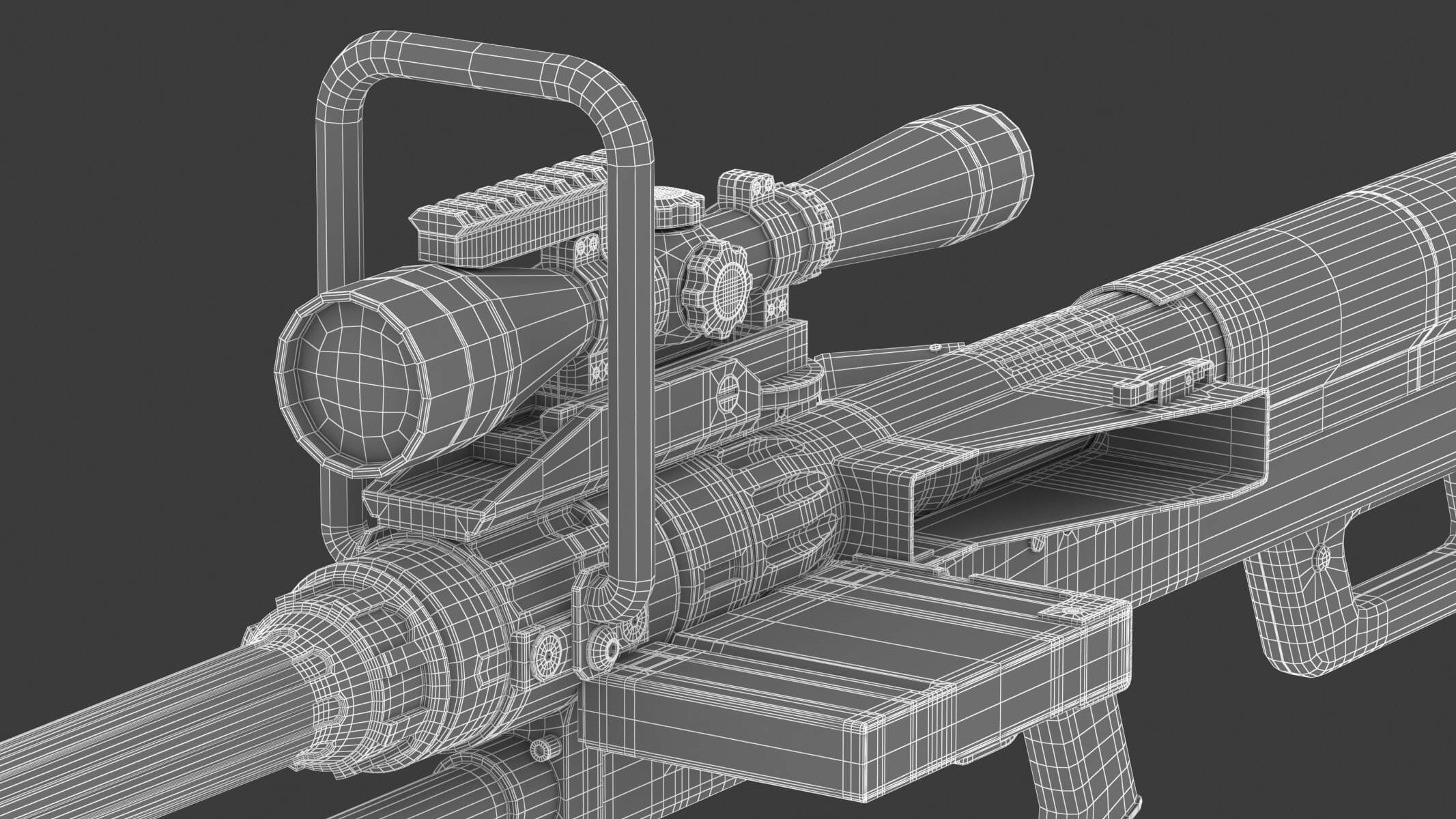Denel NTW-20 3D Model by frezzy
