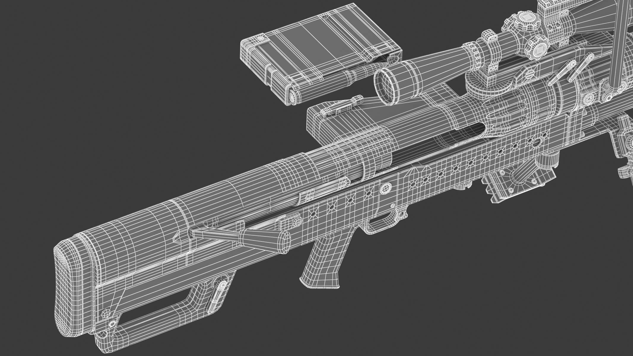 Denel NTW-20 3D Model by frezzy