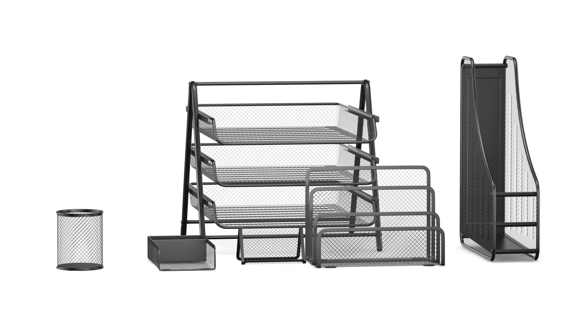 Desk Organizer - 3D Model by frezzy