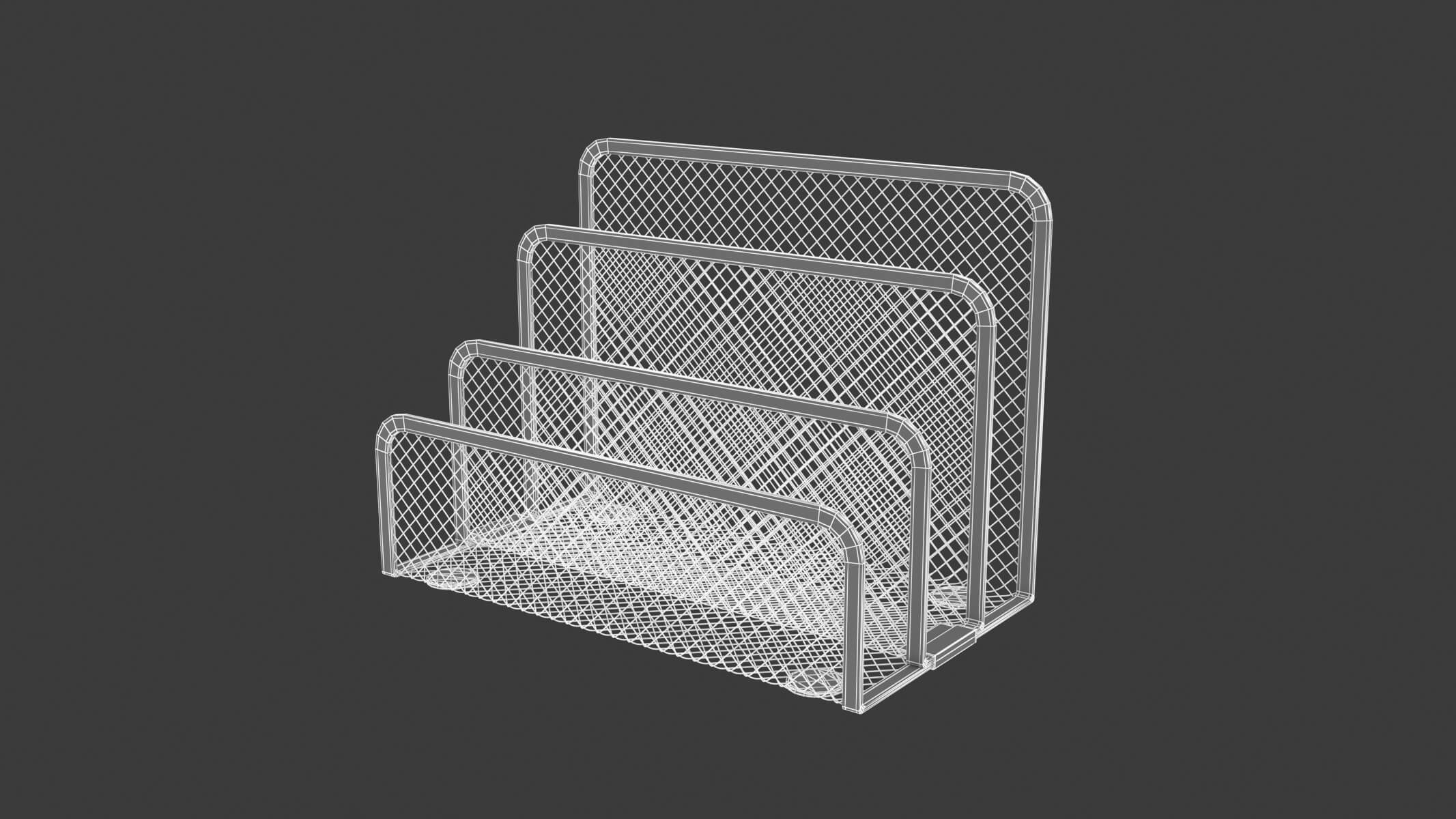 Desk Organizer - 3D Model by frezzy