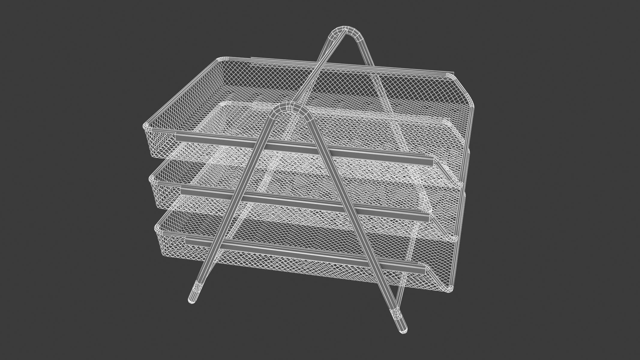 Desk Organizer - 3D Model by frezzy