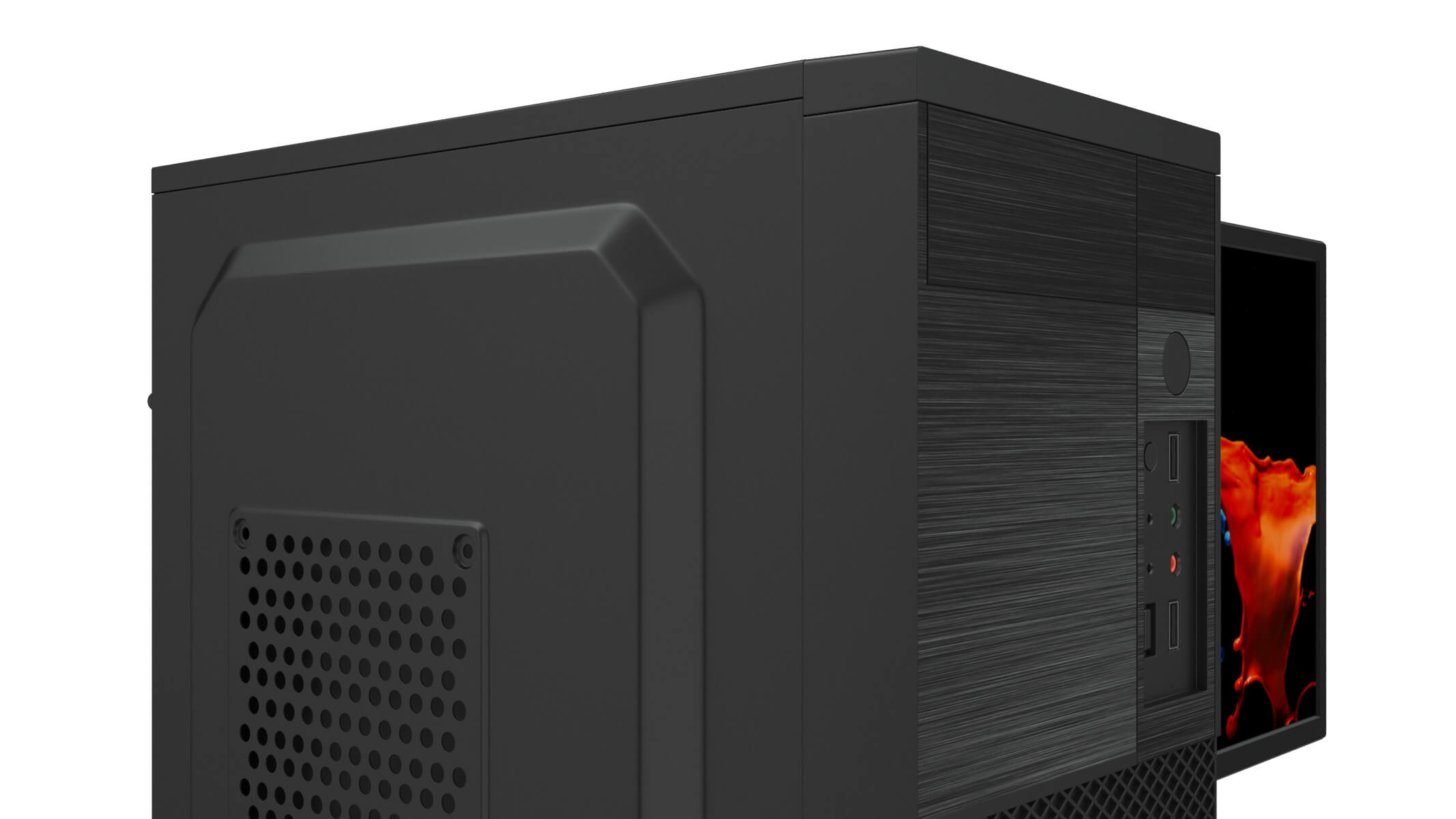 Desktop and Monitor Generic - 3D Model by frezzy