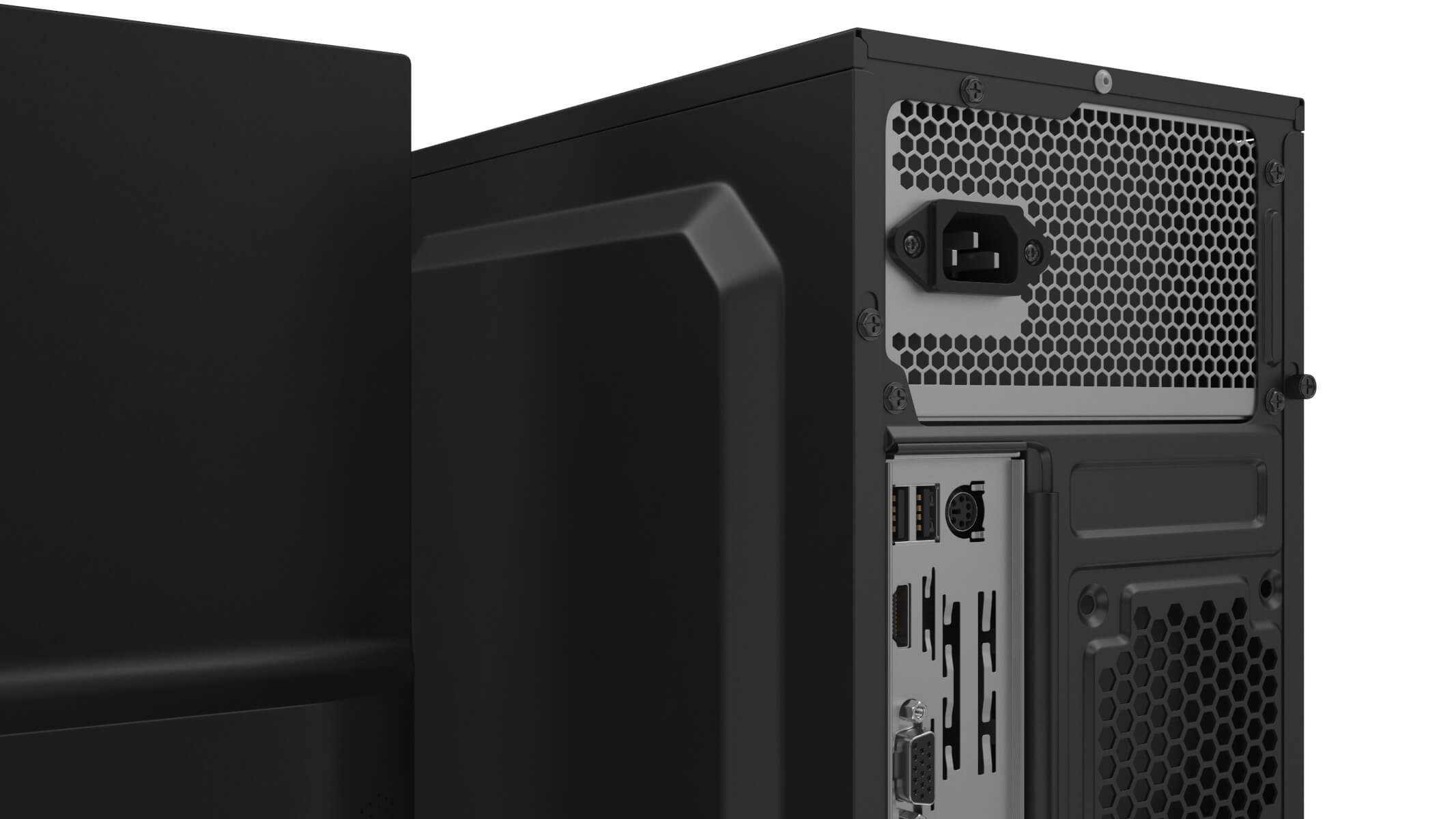 Desktop and Monitor Generic - 3D Model by frezzy