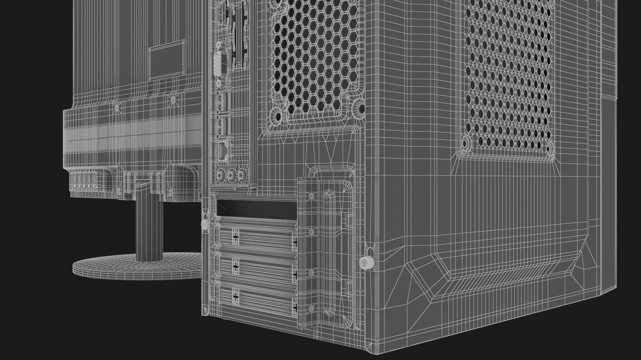 Desktop and Monitor Generic - 3D Model by frezzy