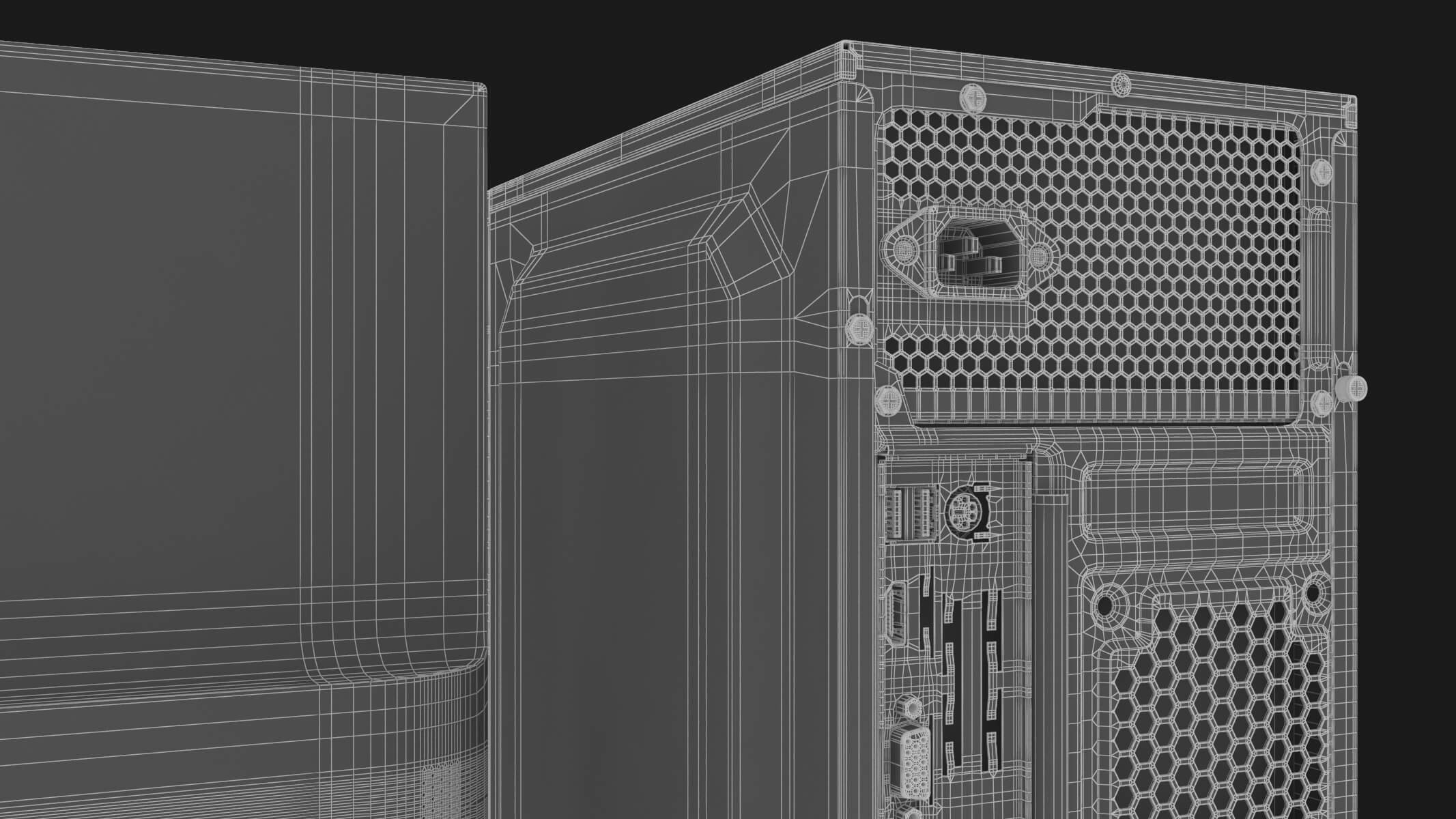 Desktop and Monitor Generic - 3D Model by frezzy