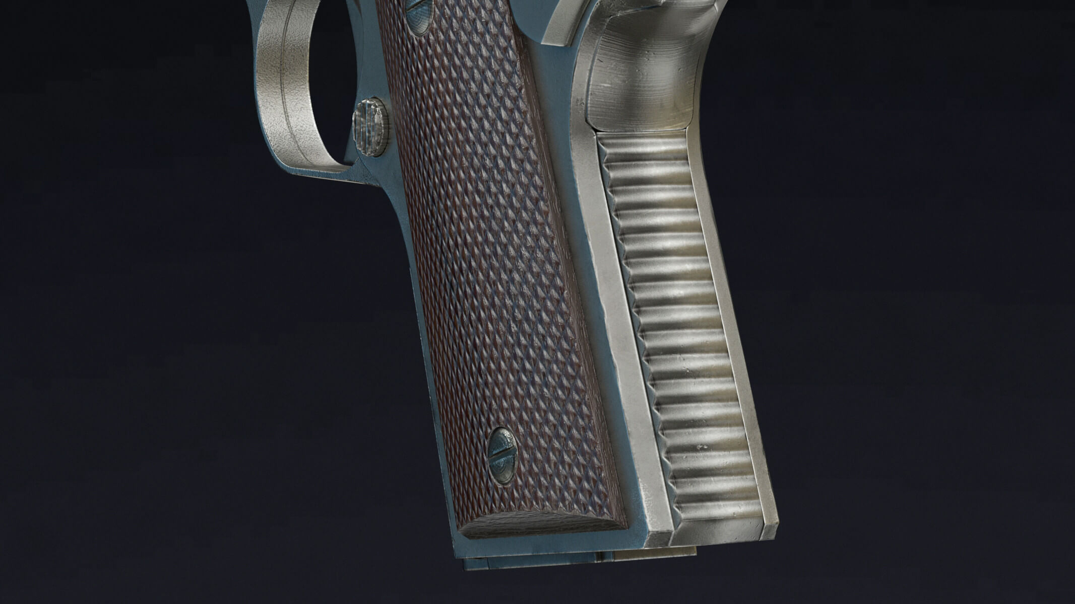 Detonics Combat Master Low Poly - 3D Model by frezzy