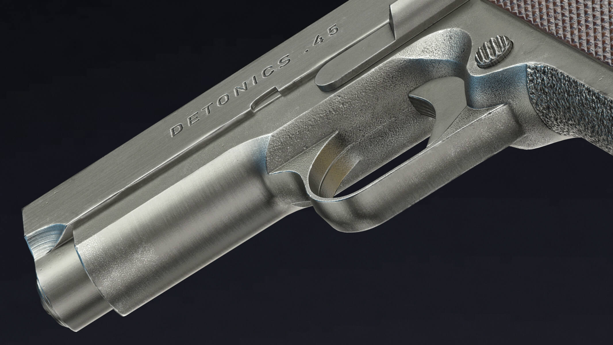 Detonics Combat Master Low Poly - 3D Model by frezzy