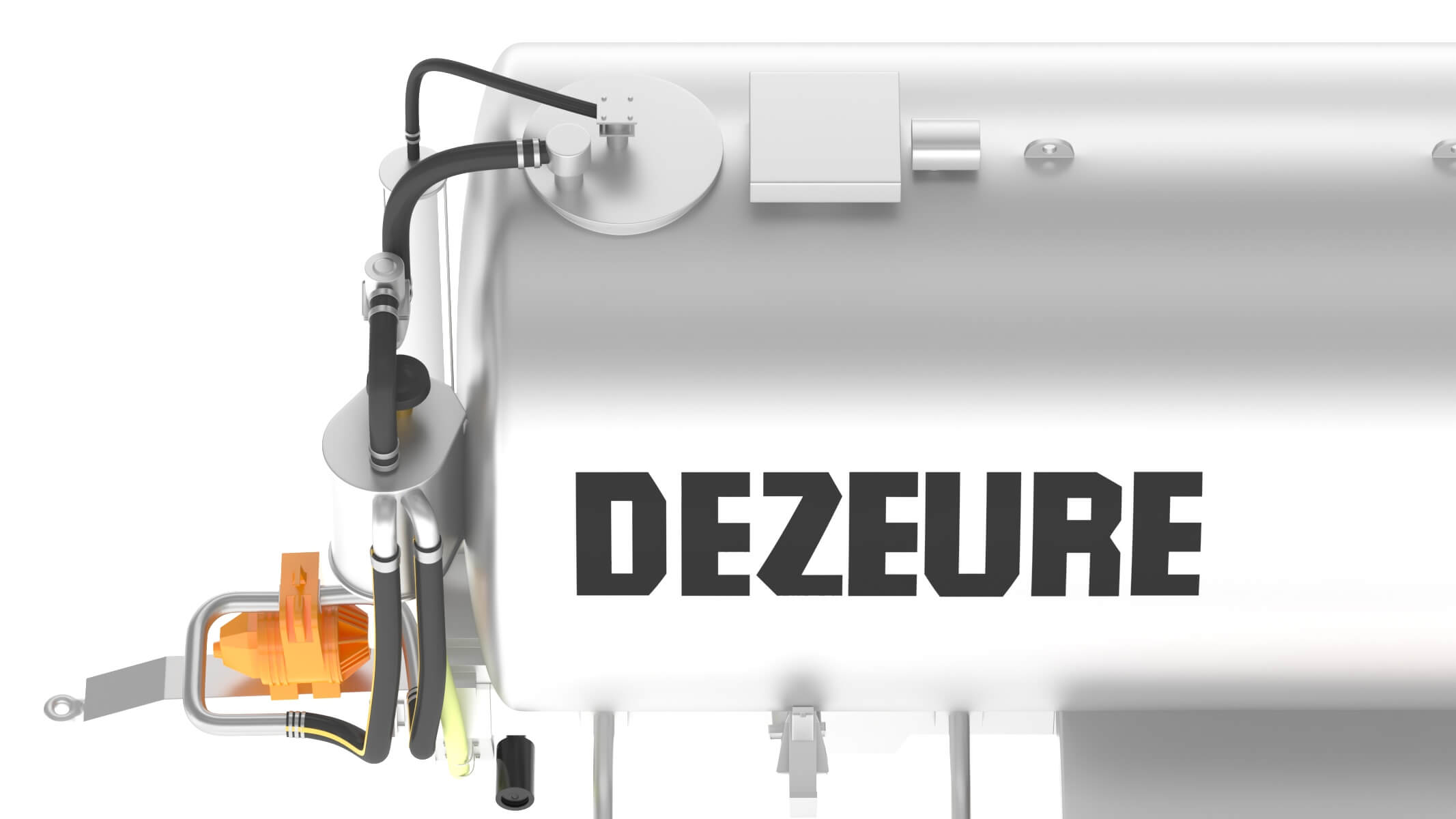 Dezeure Slurry Spreader Transline 2 Wheels - 3D Model by frezzy