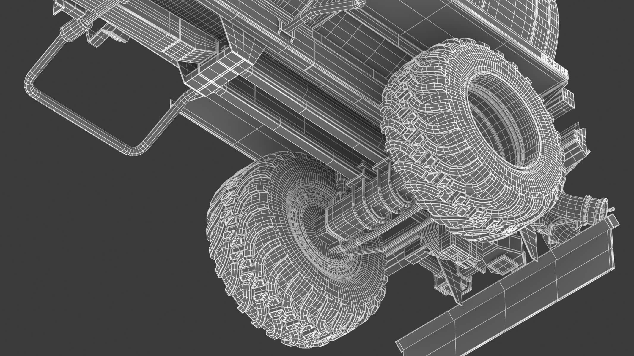 Dezeure Slurry Spreader Transline 2 Wheels - 3D Model by frezzy