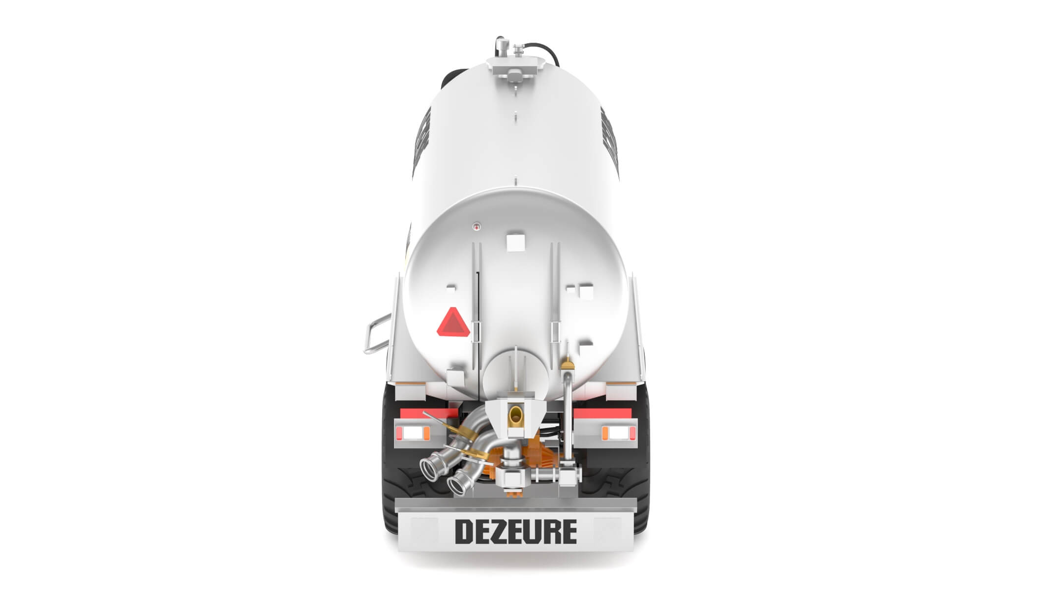 Dezeure Slurry Spreader Transline 4 Wheels - 3D Model by frezzy