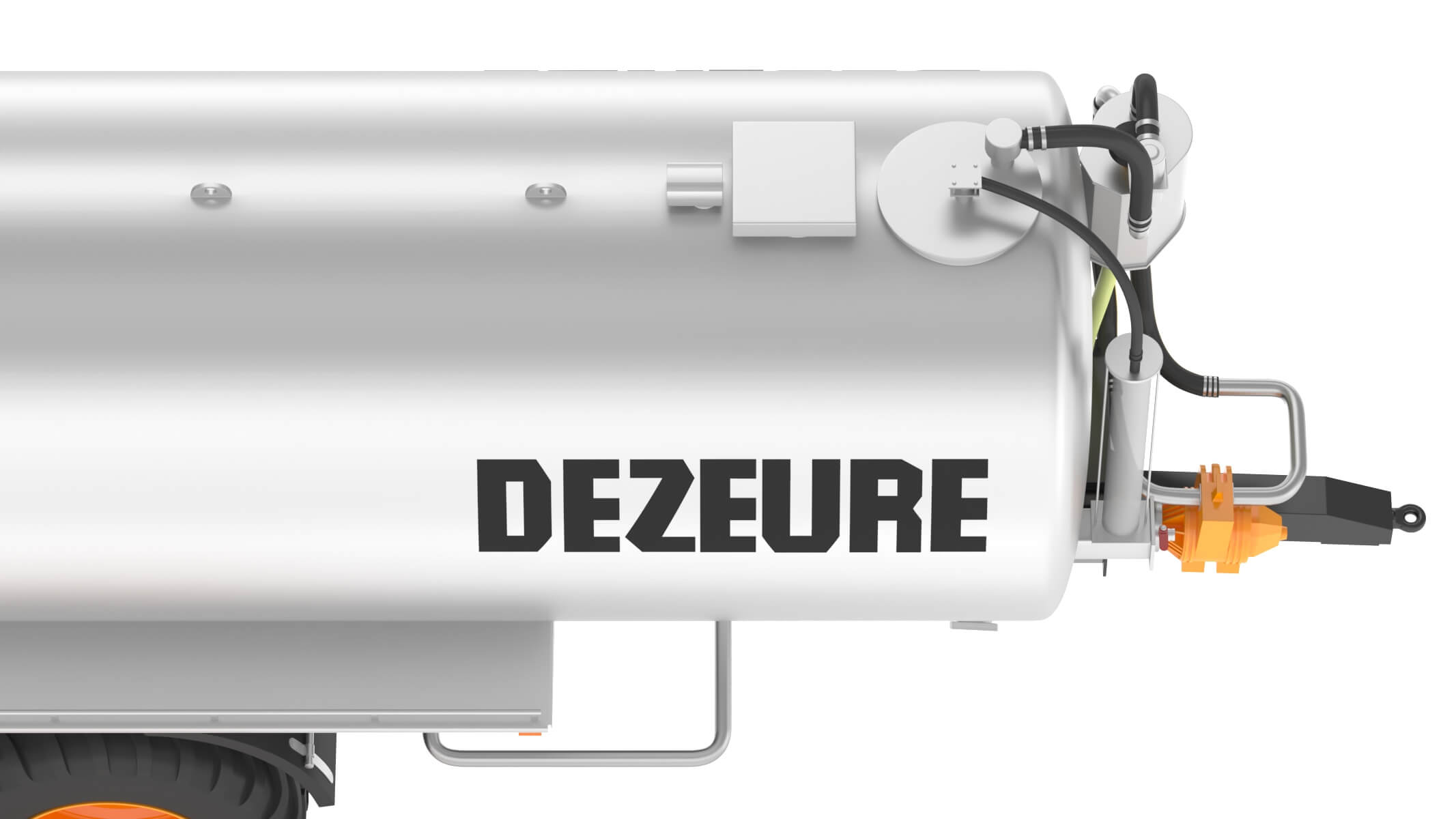 Dezeure Slurry Spreader Transline 4 Wheels - 3D Model by frezzy