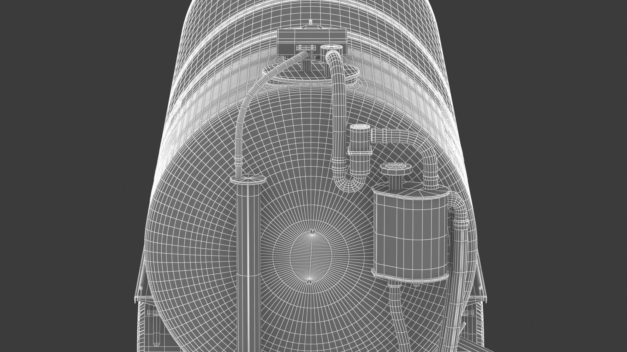 Dezeure Slurry Spreader Transline 4 Wheels - 3D Model by frezzy