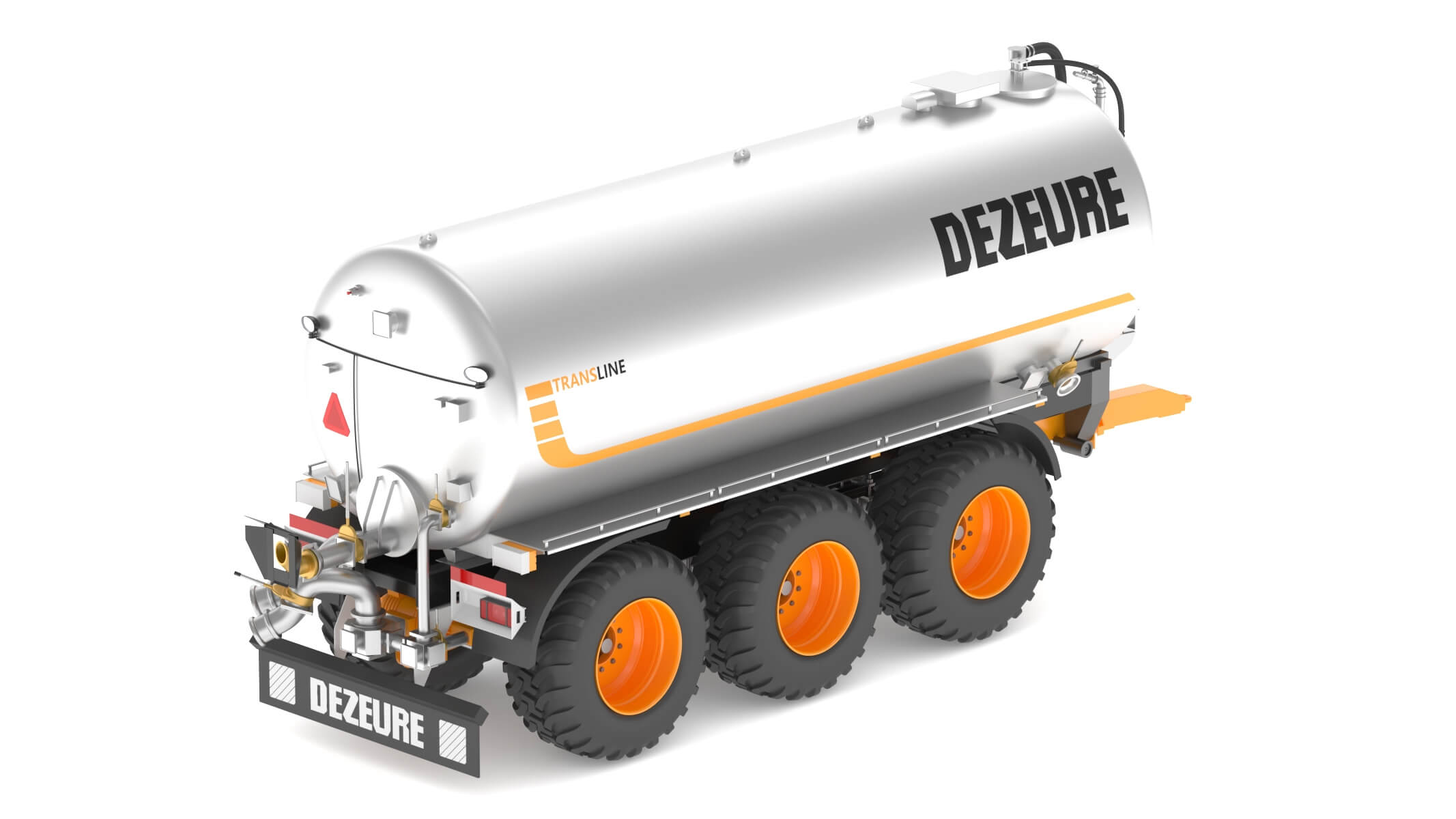 Dezeure Slurry Spreader Transline - 3D Model by frezzy