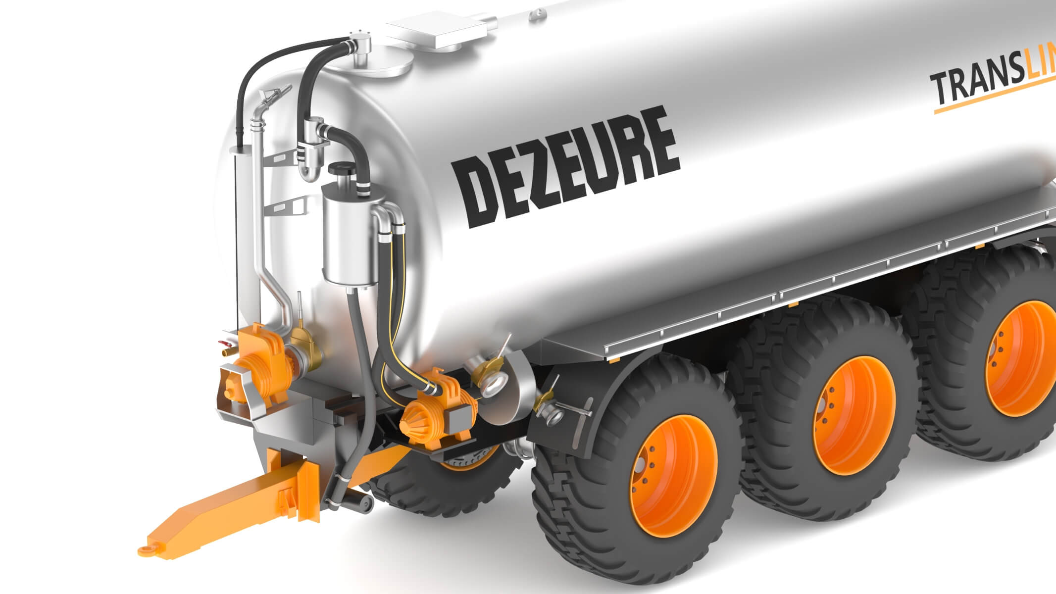 Dezeure Slurry Spreader Transline - 3D Model by frezzy
