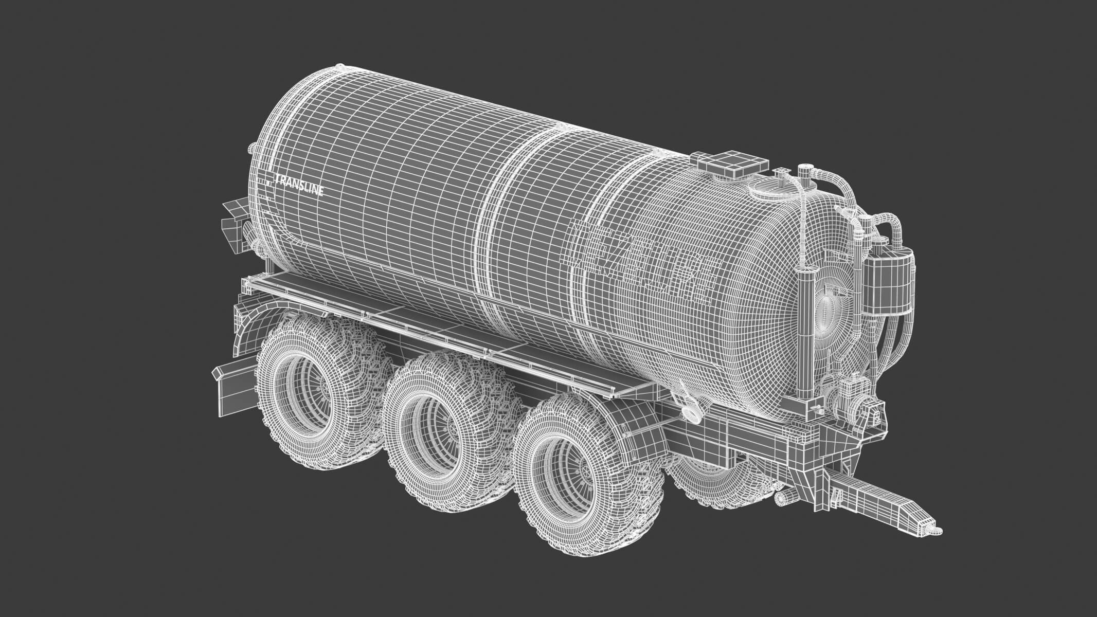 Dezeure Slurry Spreader Transline - 3D Model by frezzy