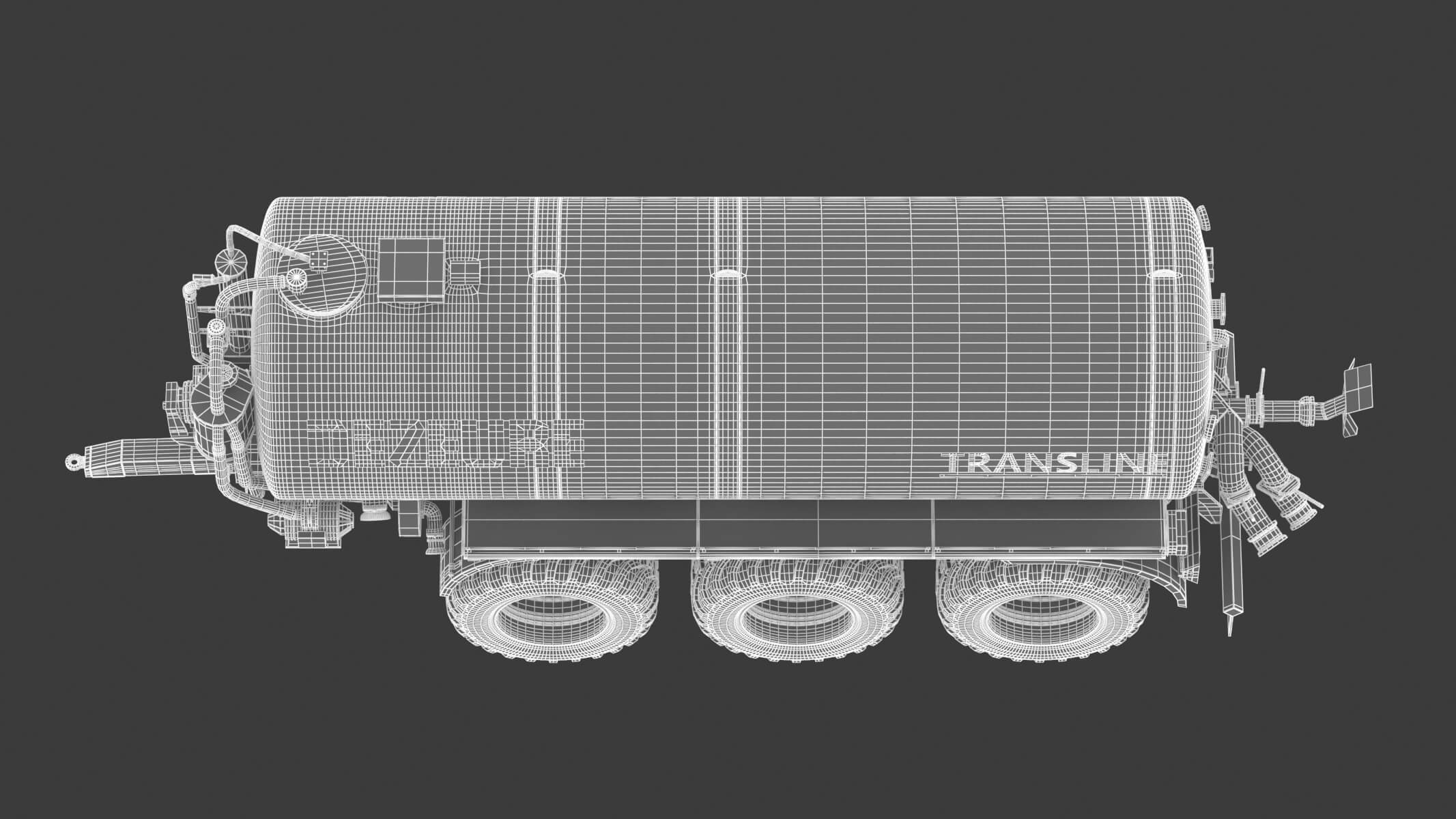 Dezeure Slurry Spreader Transline - 3D Model by frezzy