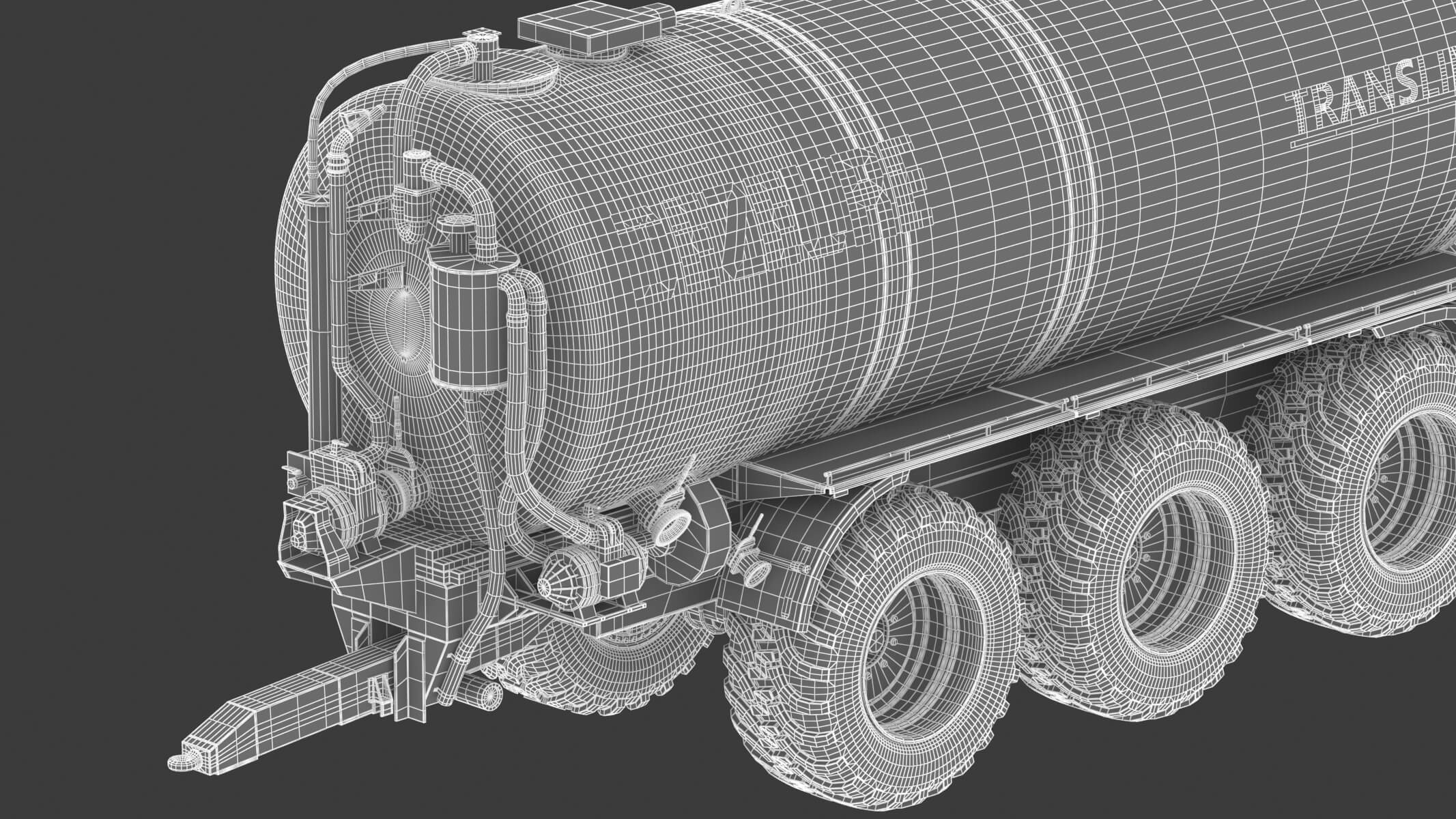 Dezeure Slurry Spreader Transline - 3D Model by frezzy