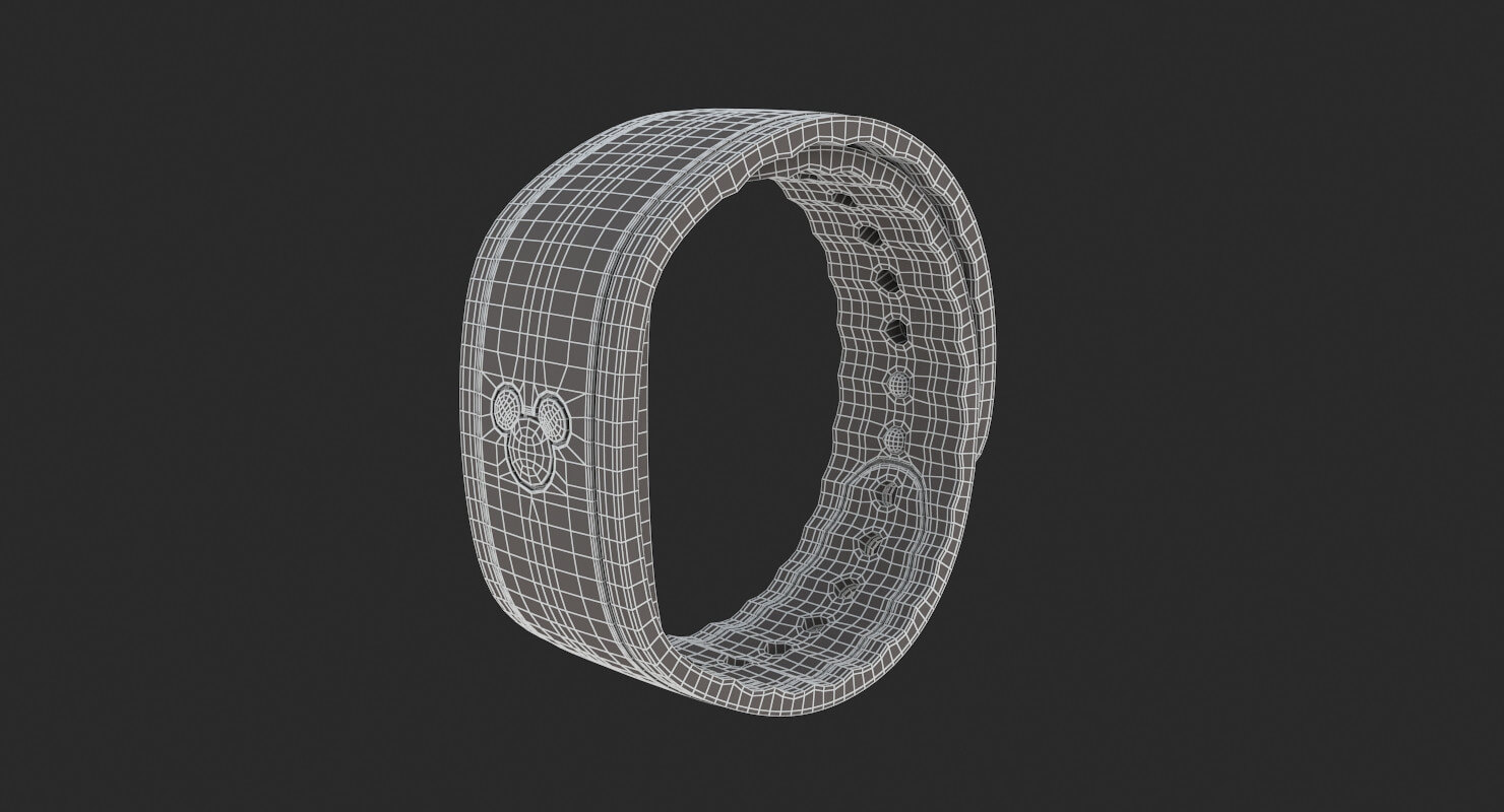 Disney MagicBand - 3D Model by frezzy