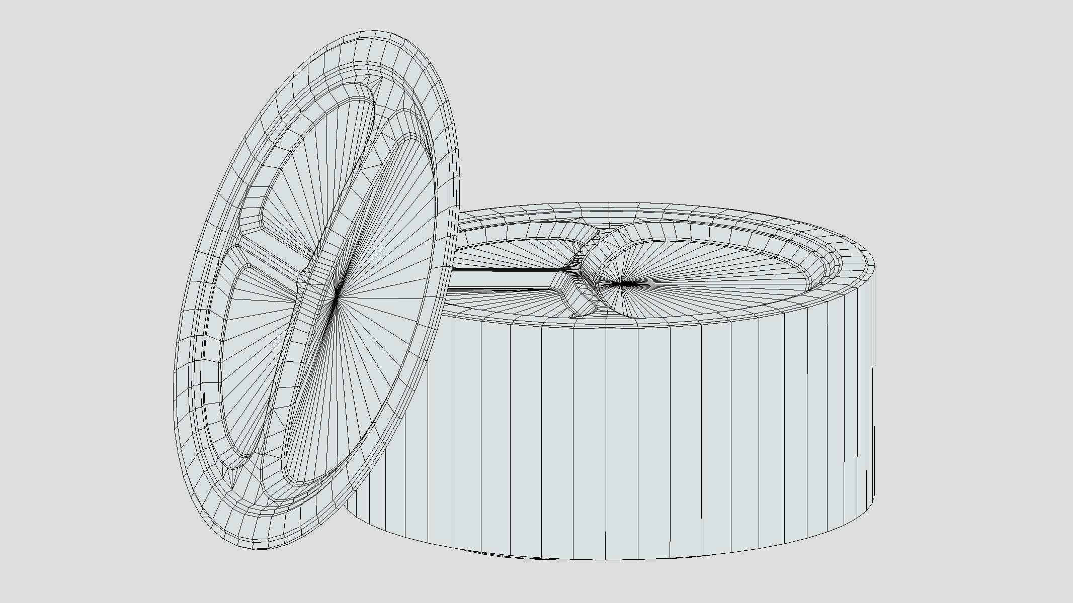 Disposable Paper Plates Low Poly - 3D Model by frezzy