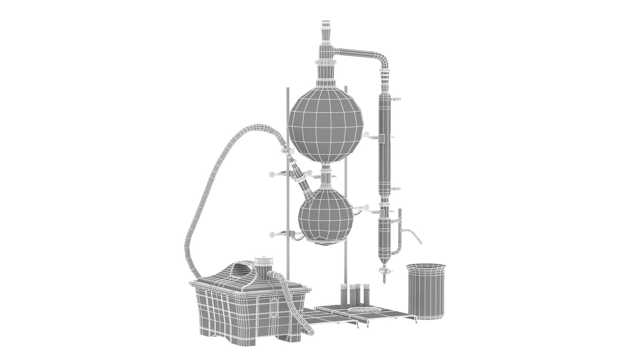 Distillation Kit - 3D Model by frezzy
