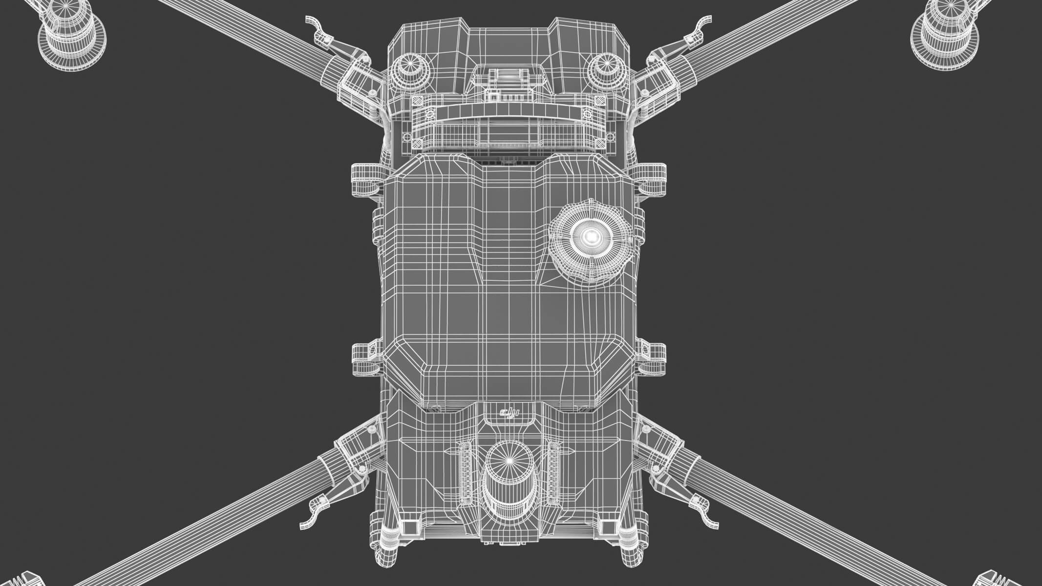DJI Agras T40 Agricultural - 3D Model by frezzy