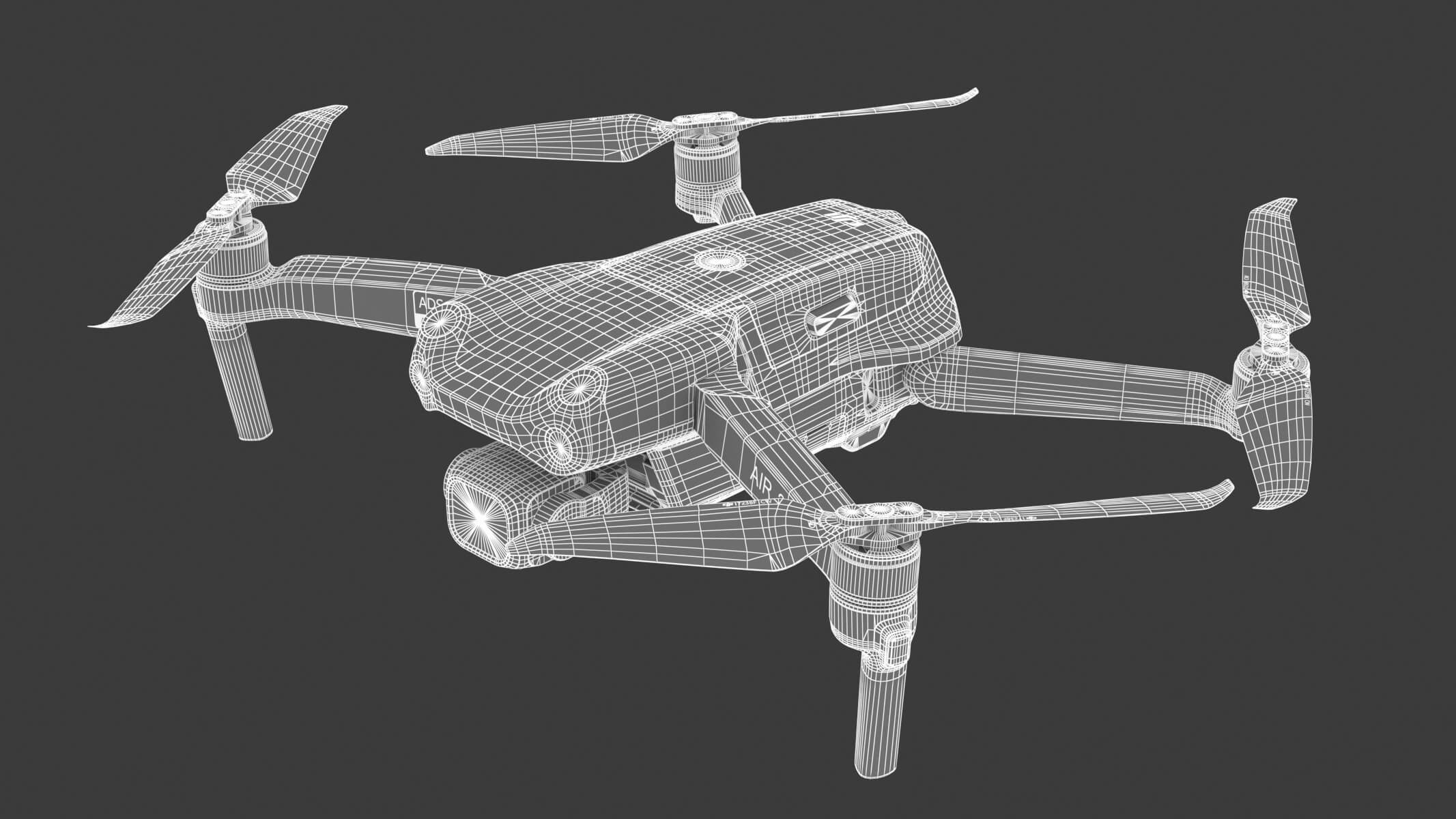 DJI Air 2S - 3D Model by frezzy